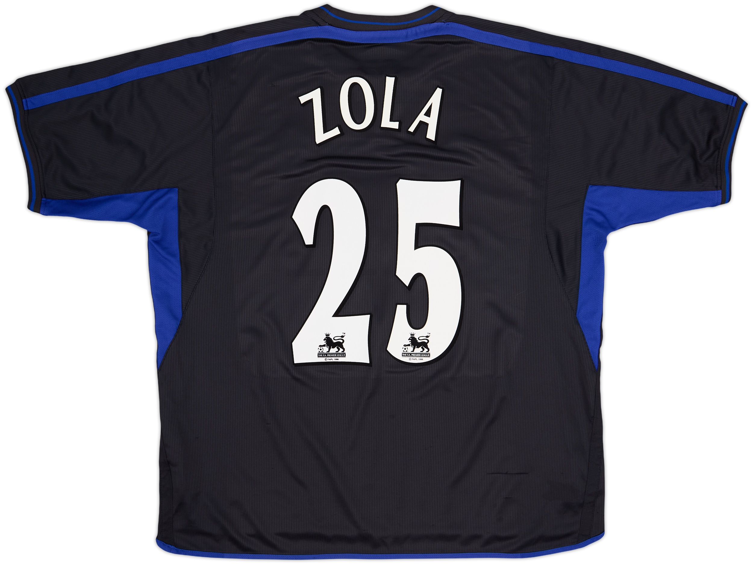 2002-04 Chelsea Away Shirt Zola #25 - 7/10 - (XXL)