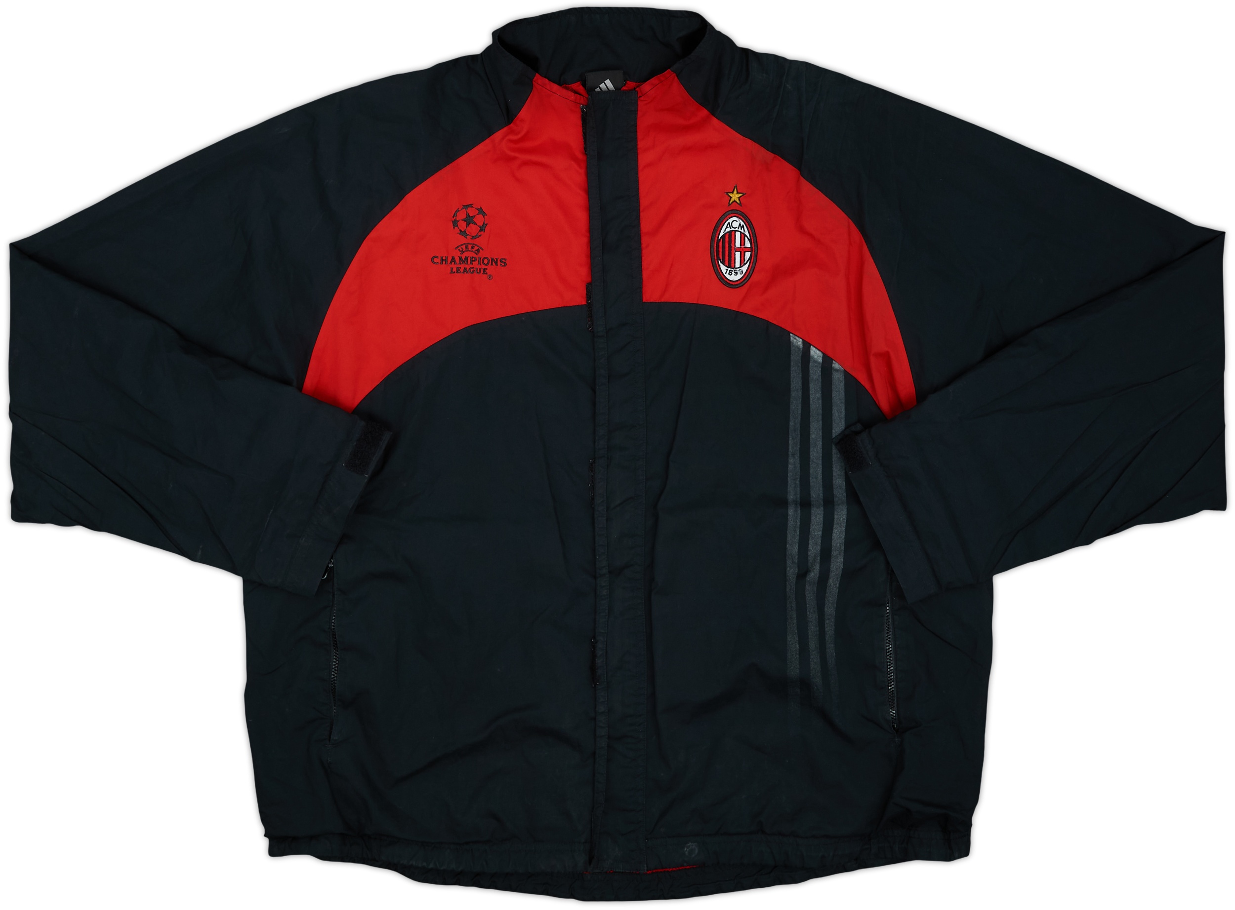 2003-04 AC Milan adidas CL Track Jacket - 6/10 - (M/L)