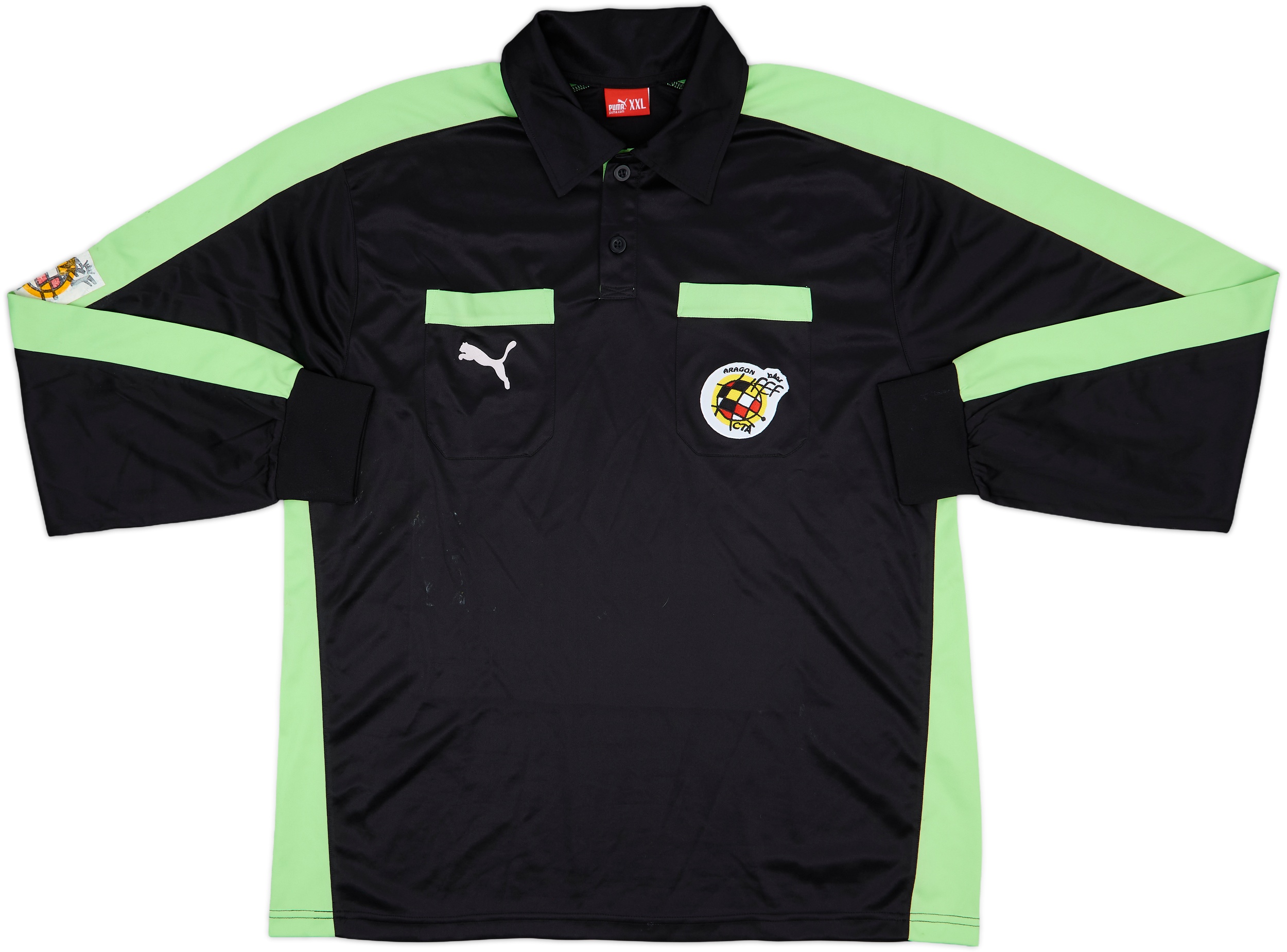 2010s Aragonese FA Puma Referee L/S Shirt - 4/10 - (XXL)