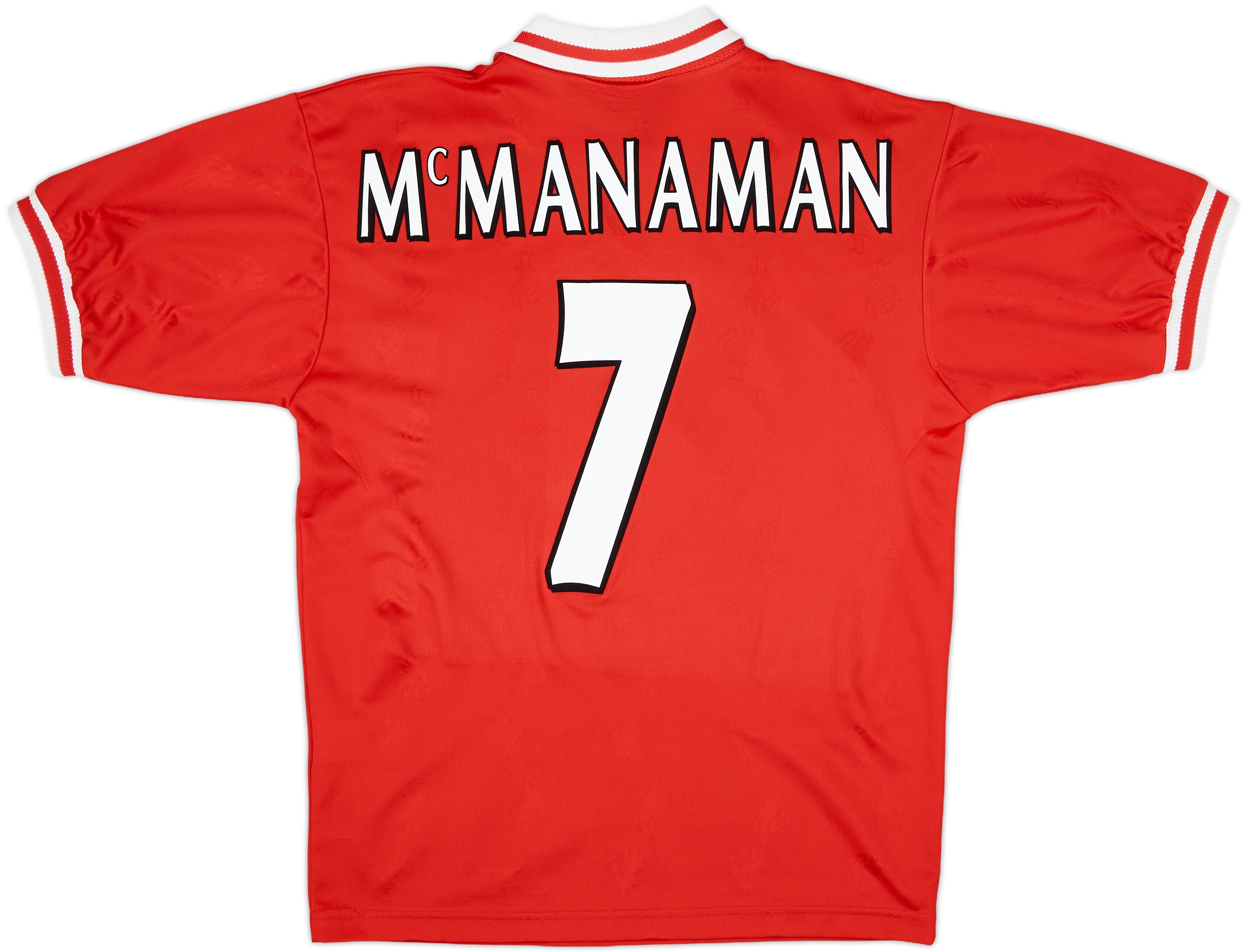 1996-98 Liverpool Home Shirt McManaman #7 - 8/10 - (M)