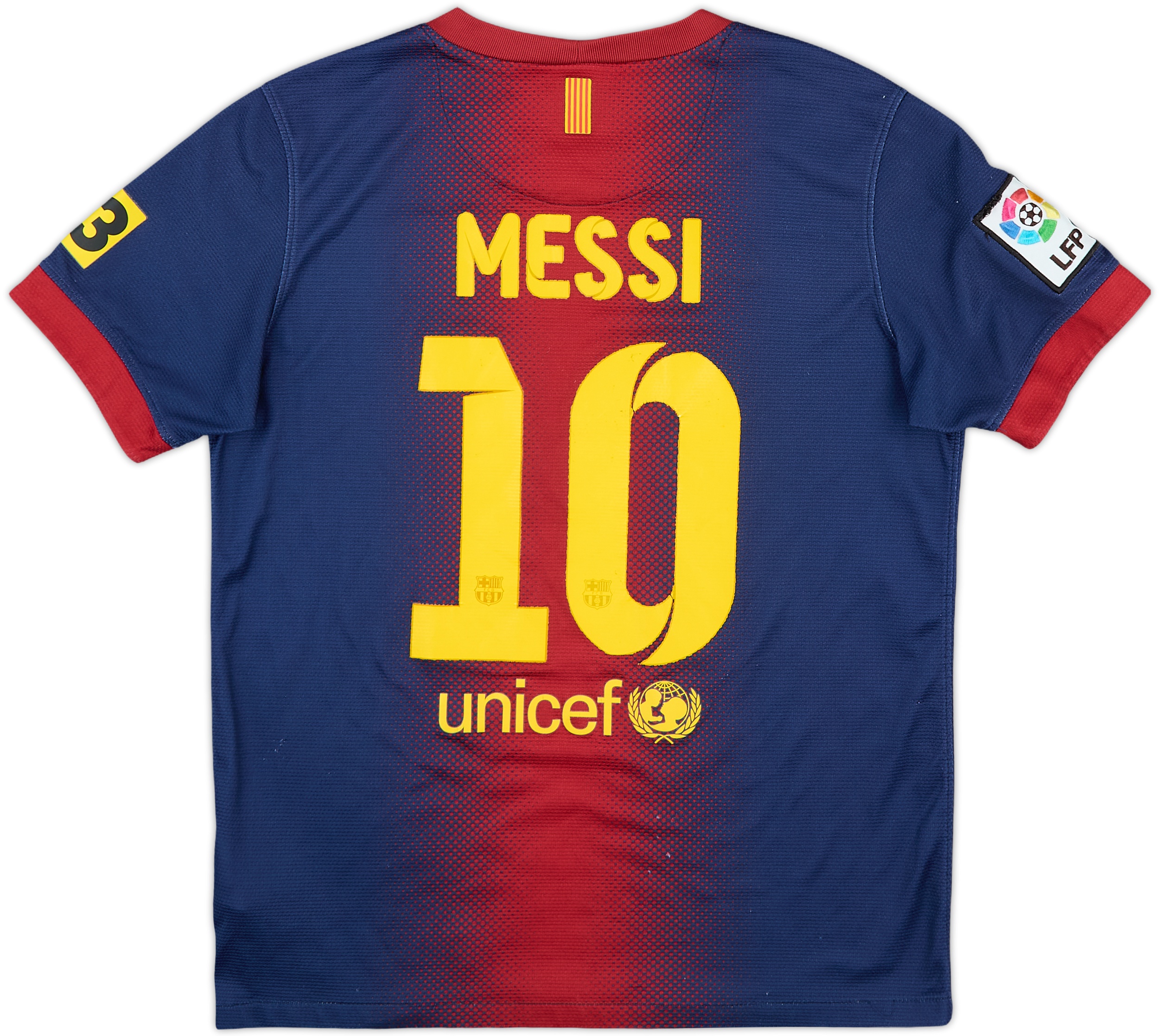 2012-13 Barcelona Home Shirt Messi #10 - 5/10 - (L.Boys)