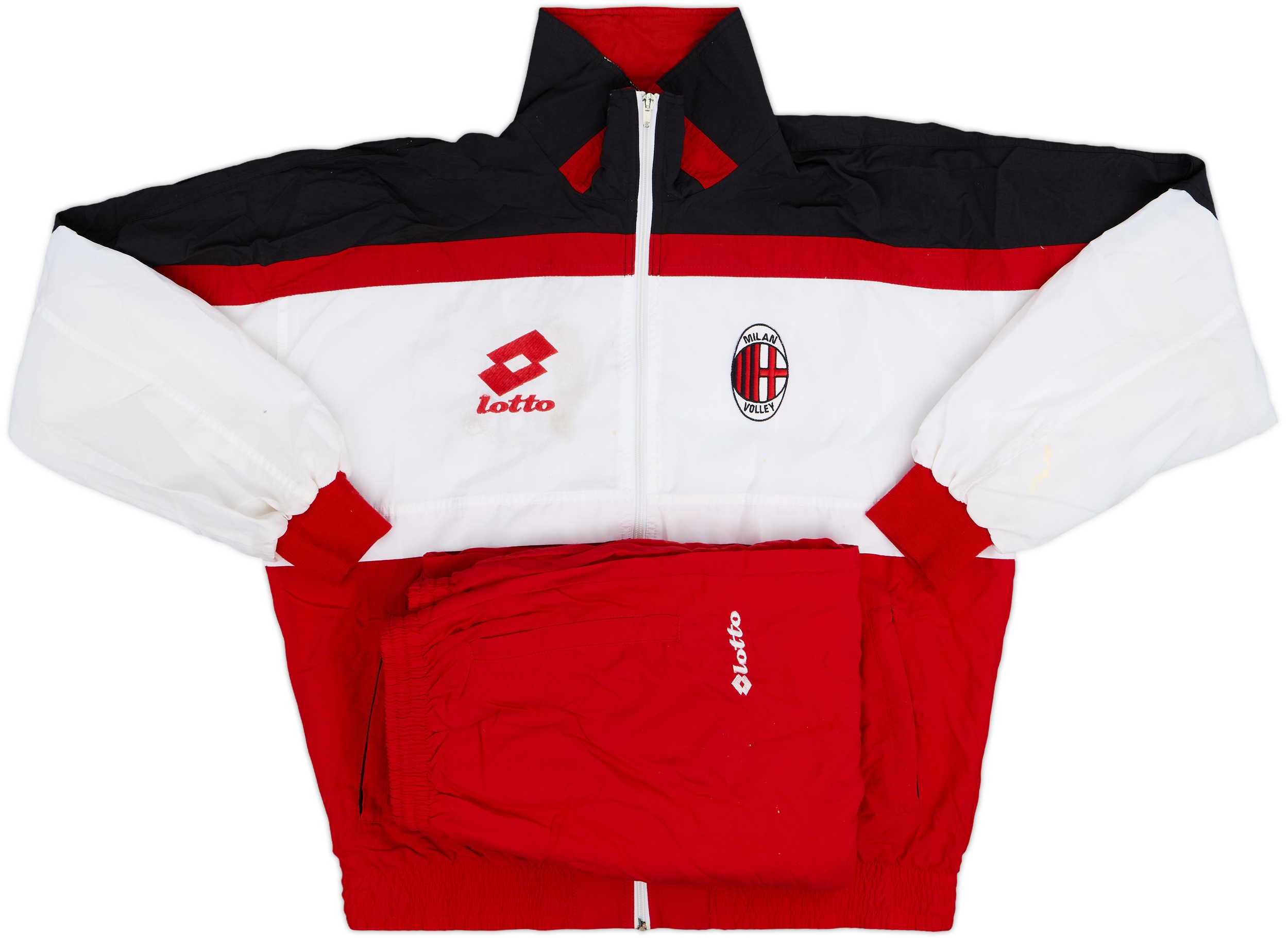1993-94 AC Milan Volleyball Lotto Tracksuit - 6/10 - (XL)
