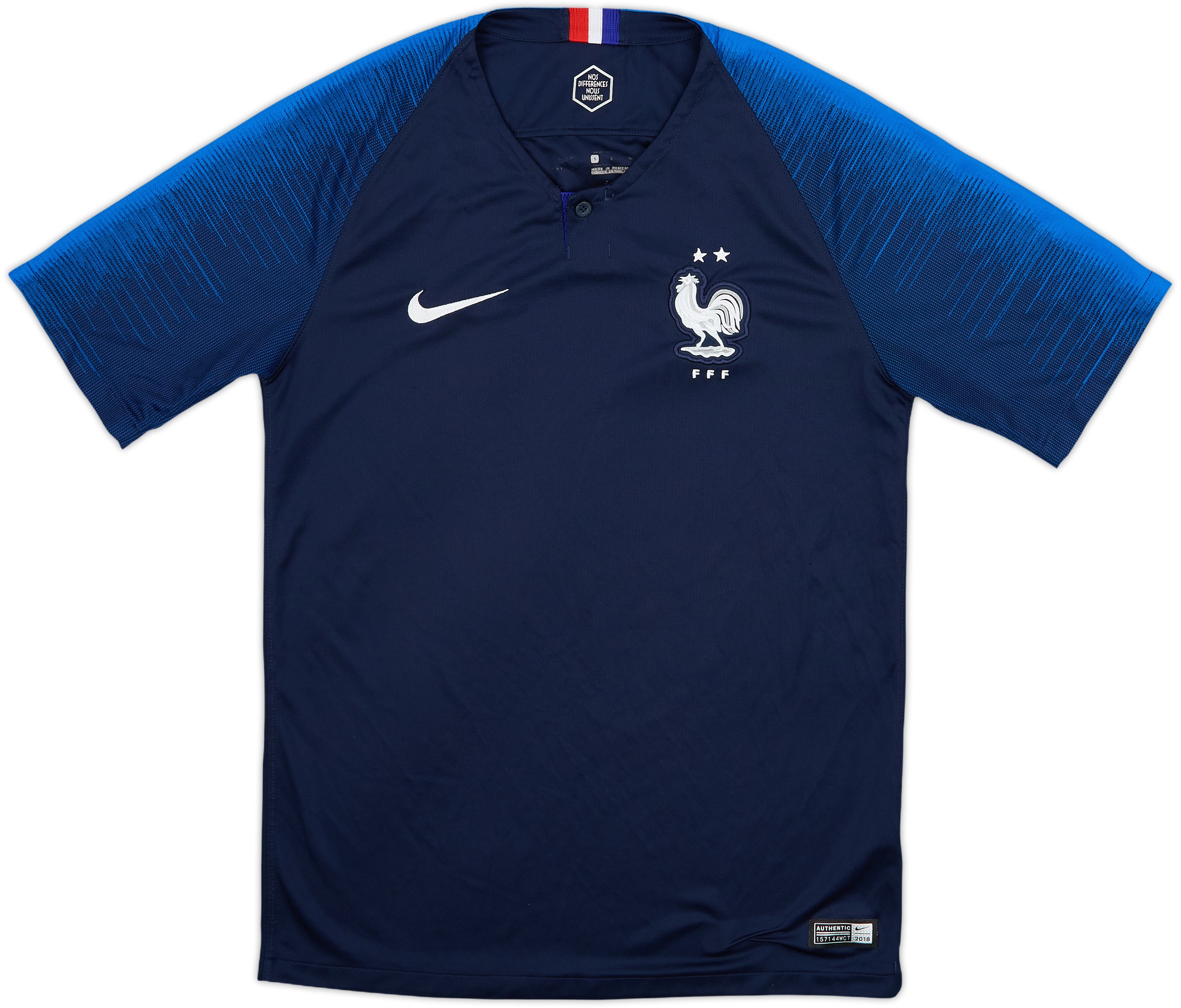 2018 France Home Shirt - 8/10 - (S)