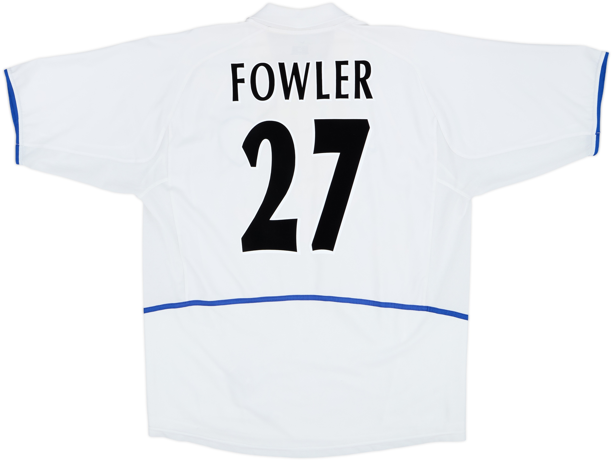 2002-03 Leeds United Home Shirt Fowler #27 - 9/10 - (XL)