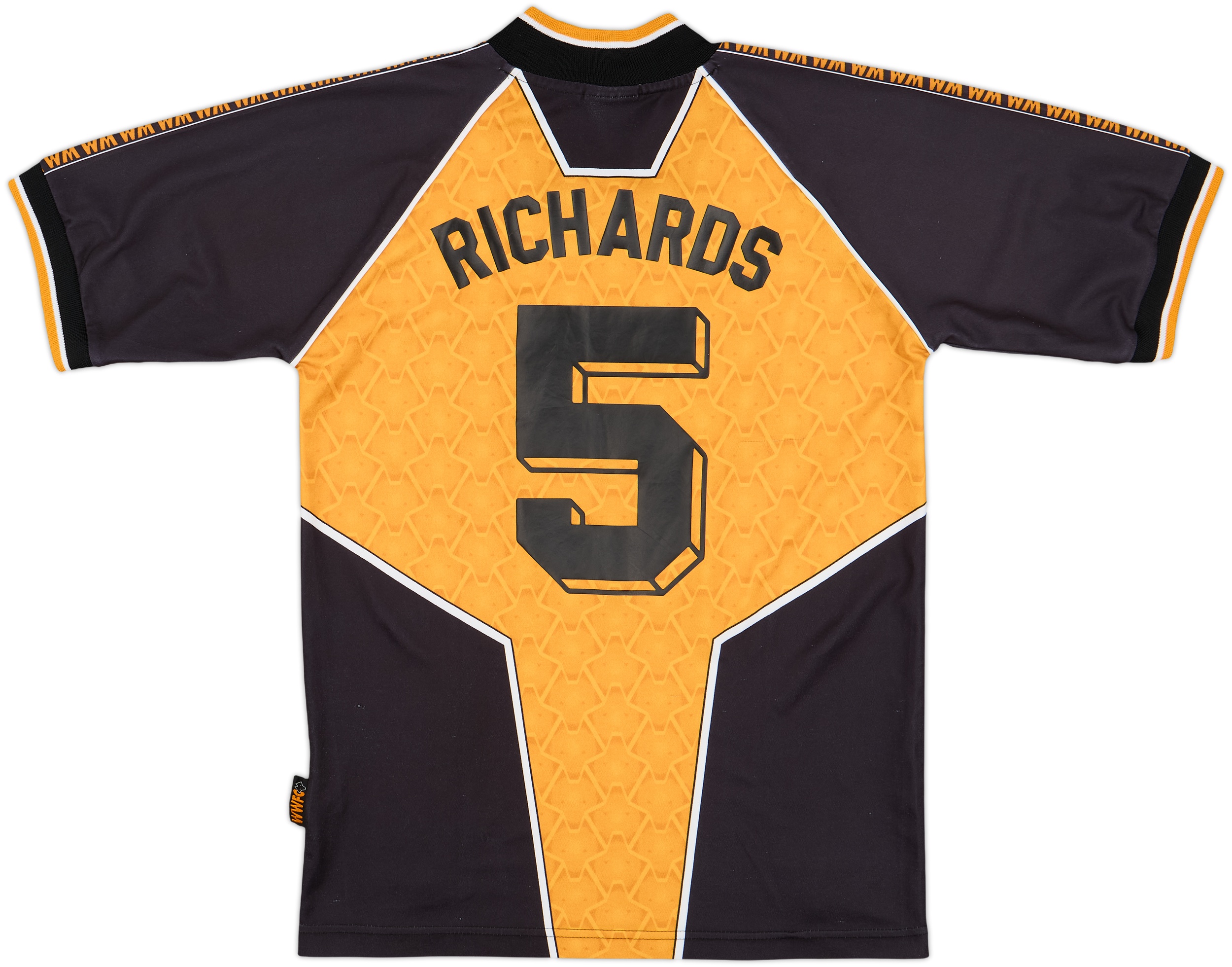 1996-98 Wolves Home Shirt Richards #5 - 8/10 - (S)