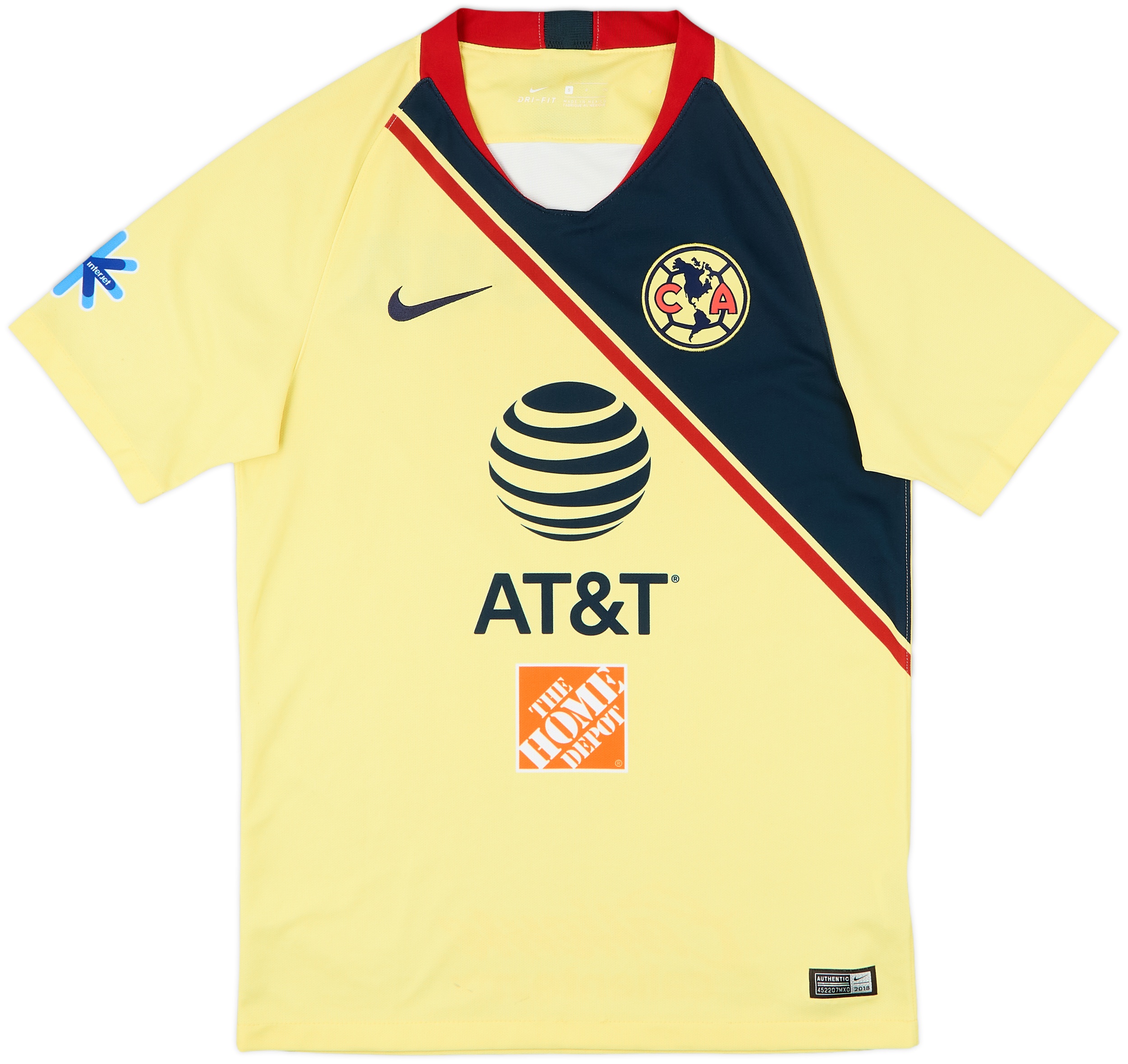 2018 Club America Home Shirt - 6/10 - (S)