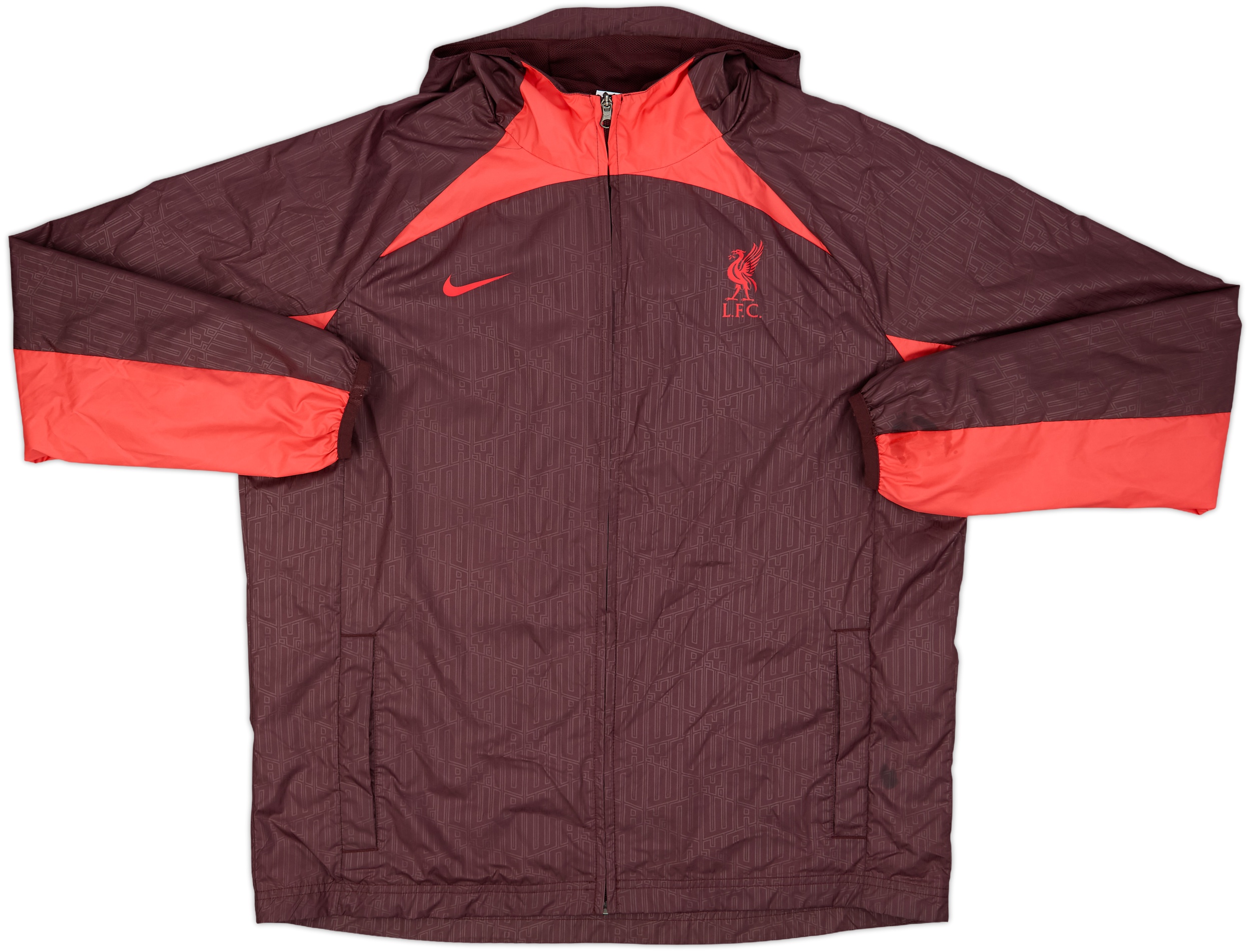 2020-21 Liverpool Nike Hooded Rain Jacket - 10/10 - (XL)