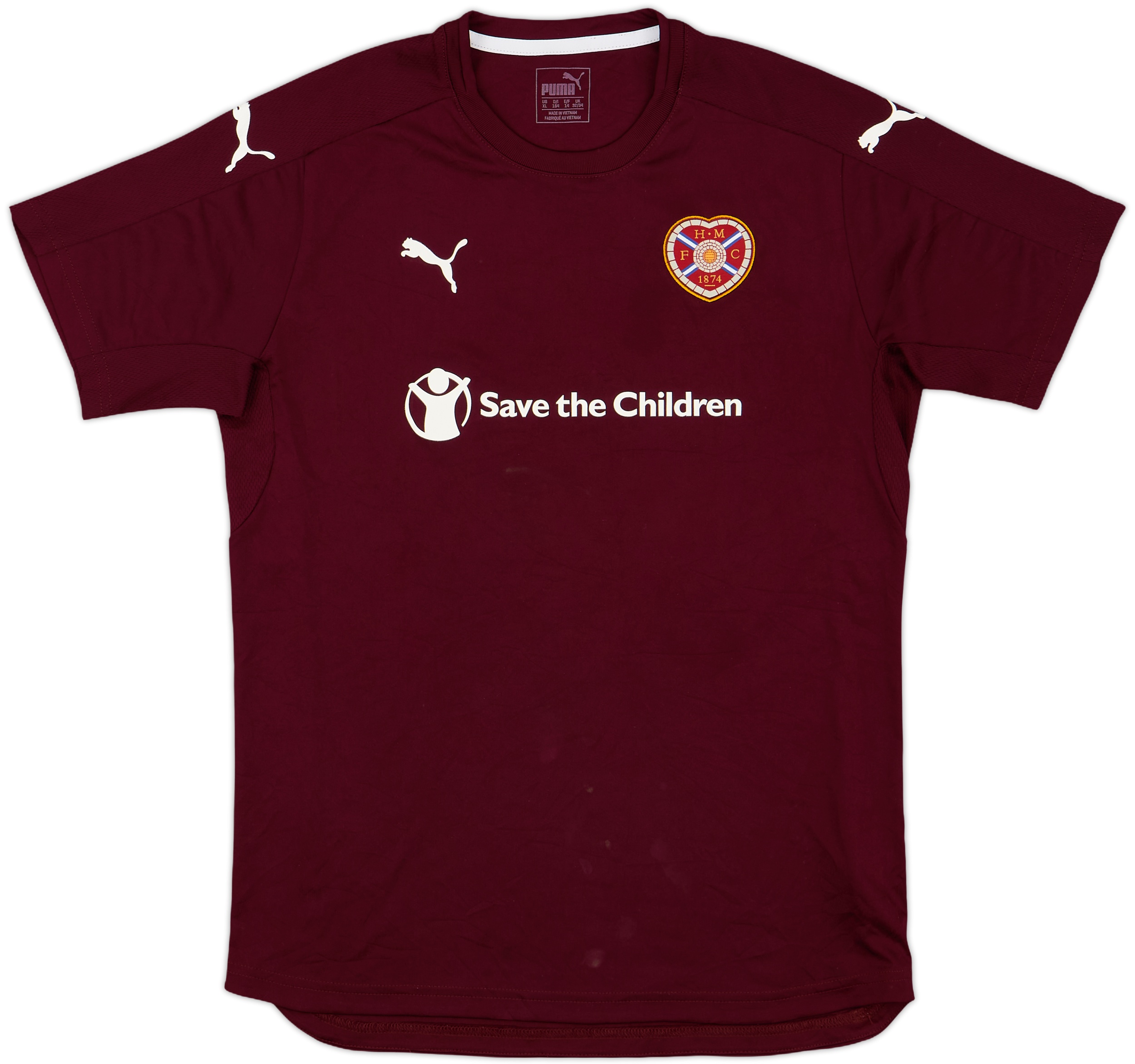 2016-17 Hearts Home Shirt - 6/10 - (XL.Boys)