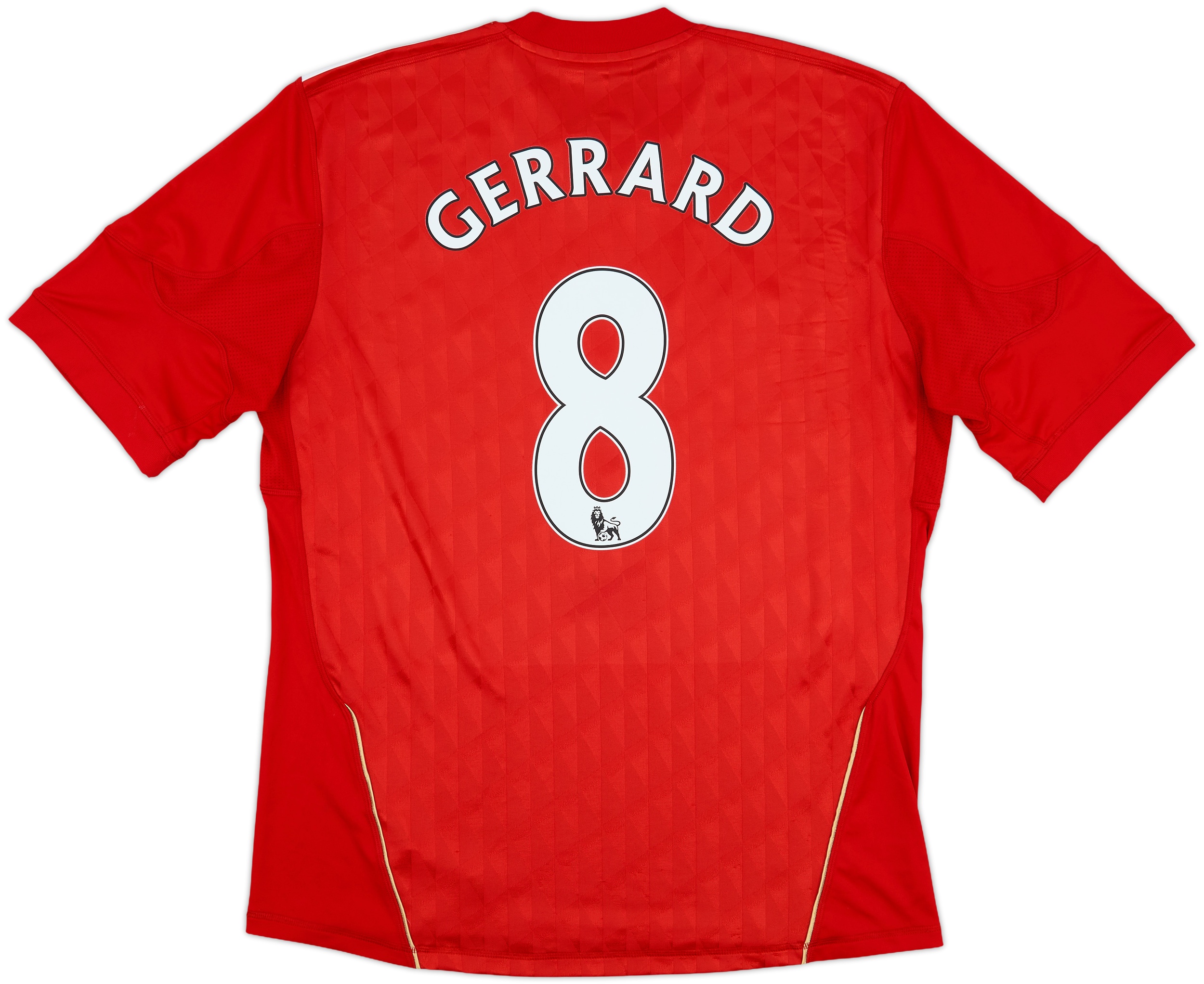 2010-12 Liverpool Home Shirt Gerrard #8 - 5/10 - (L)