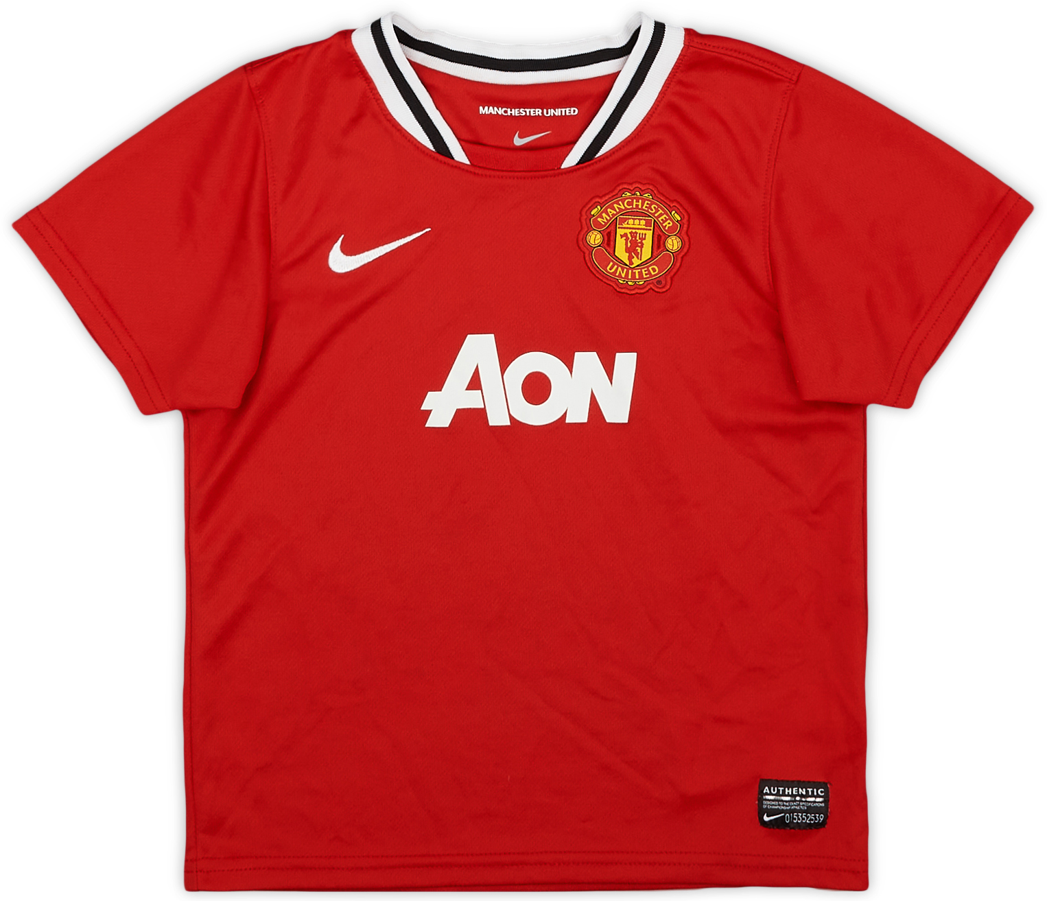 2011-12 Manchester United Home Shirt - 10/10 - (XS.Boys)