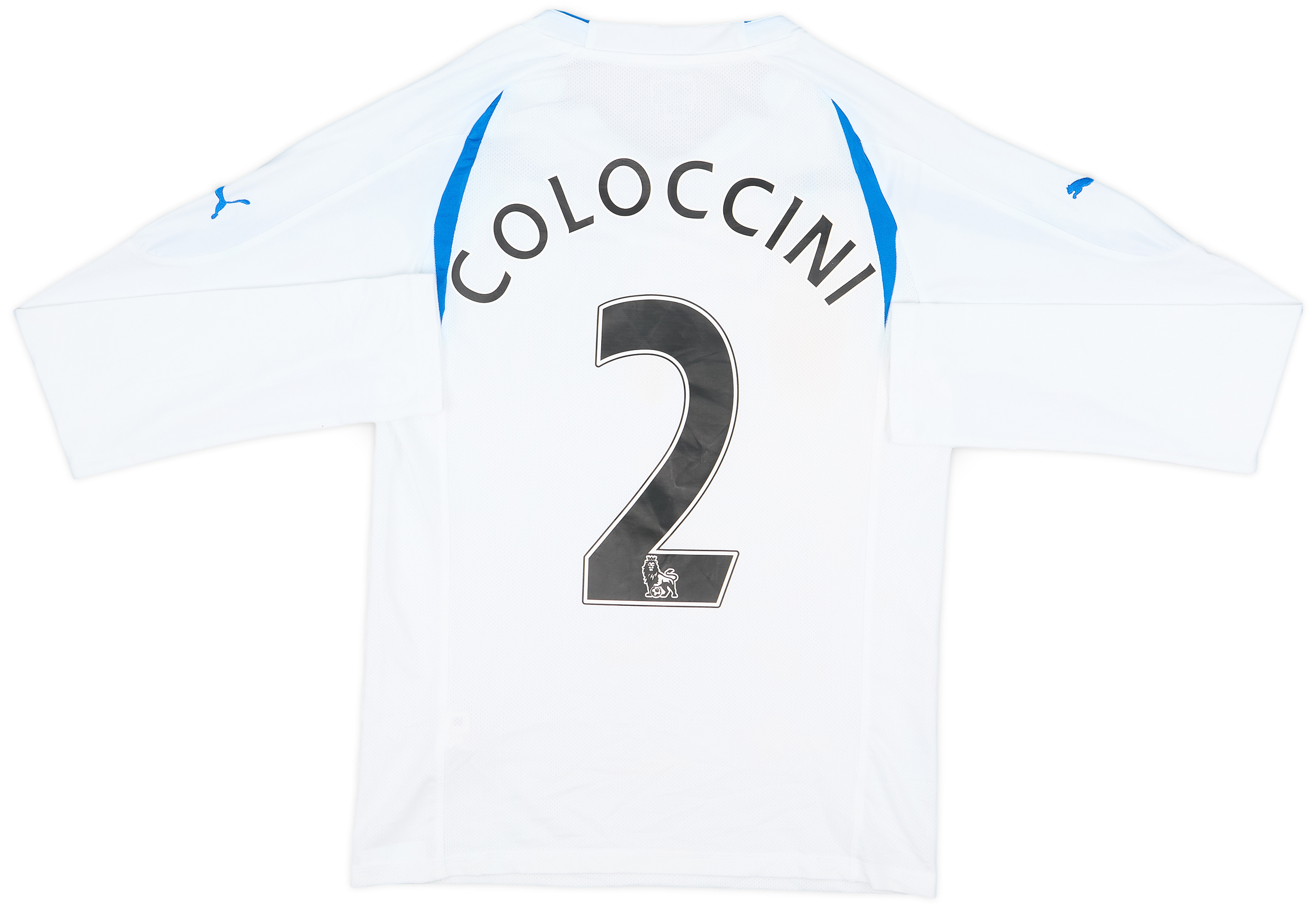 2010-11 Newcastle Third L/S Shirt Coloccini #2 - 8/10 - (M)