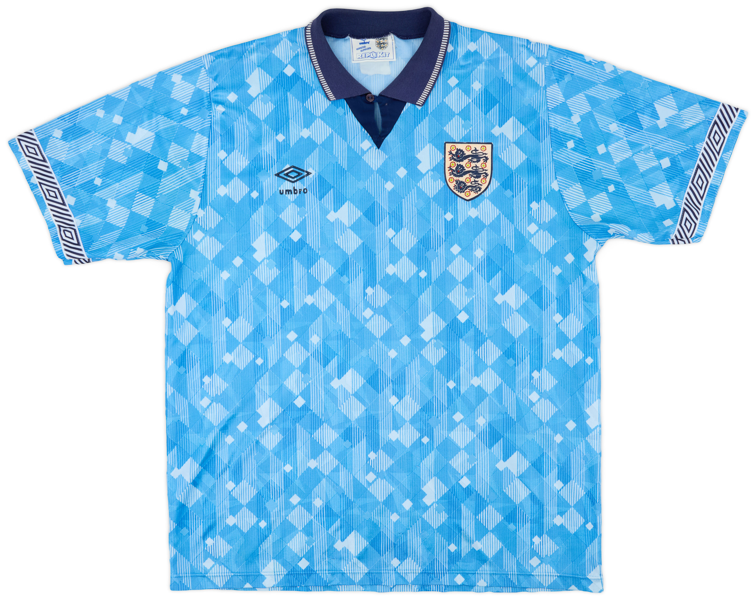 1990-92 England Third Shirt - 8/10 - (XL)