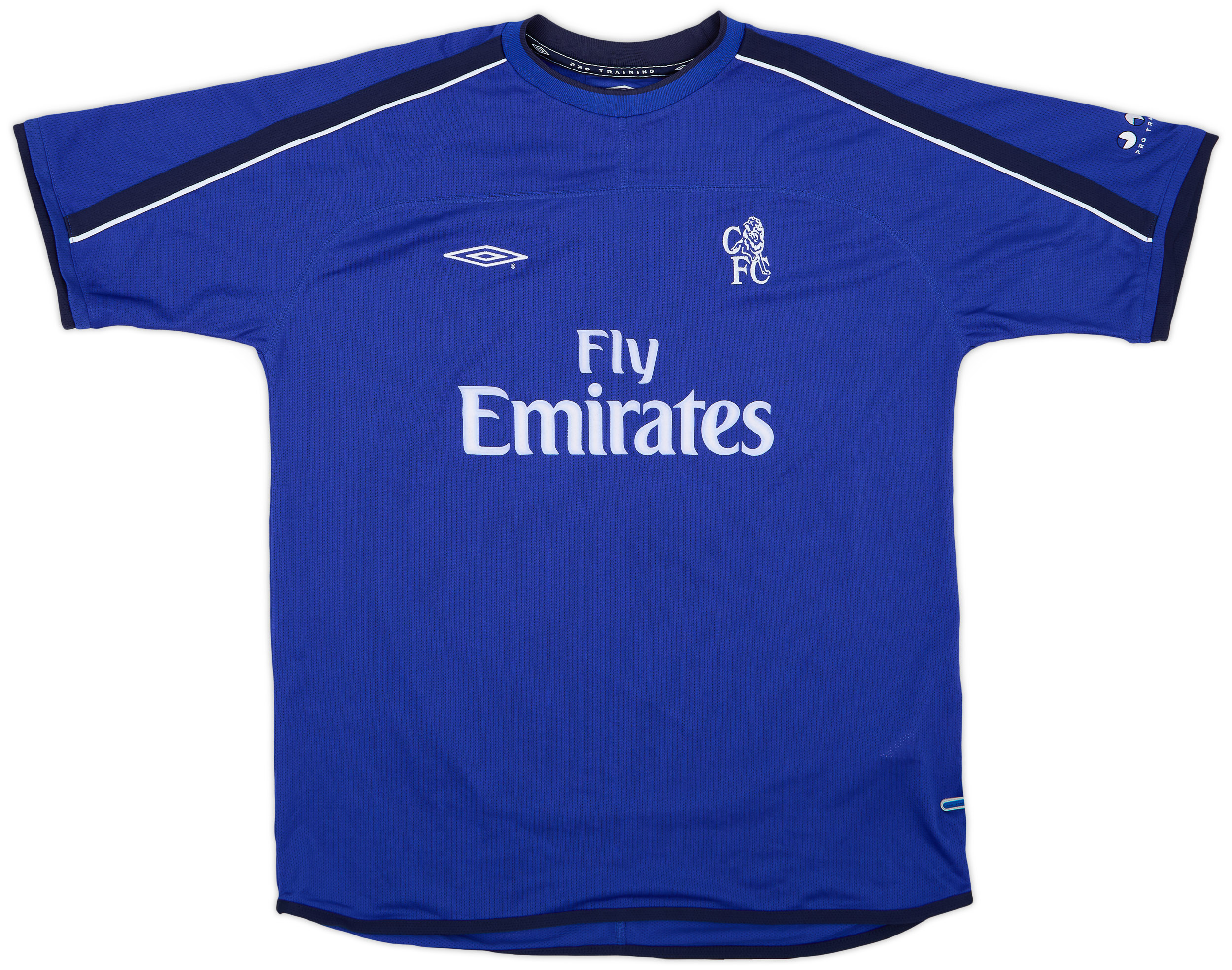 2001-02 Chelsea Umbro Training Shirt - 8/10 - (L)