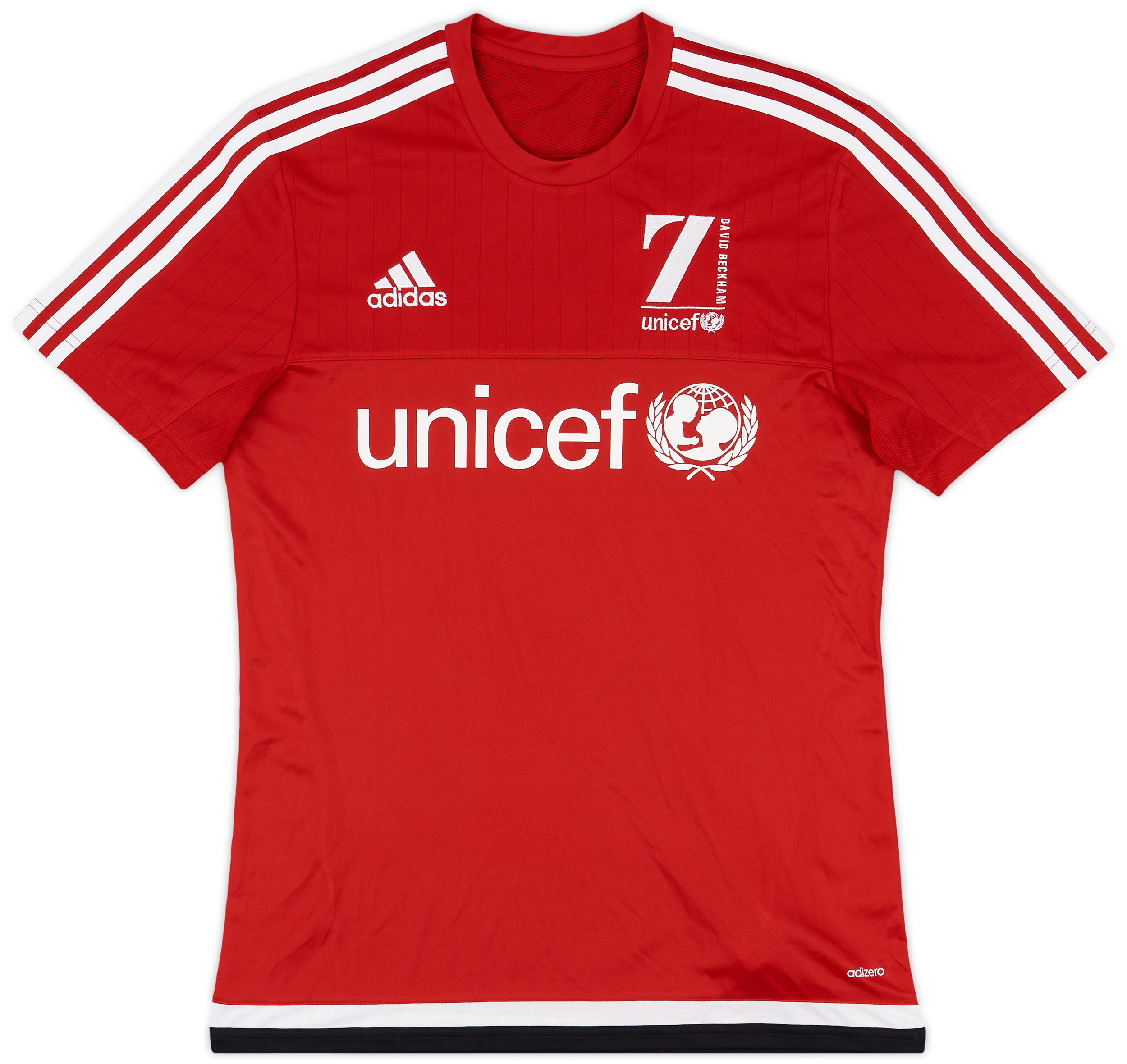 2015 adidas David Beckham Unicef Shirt - 9/10 - (M)