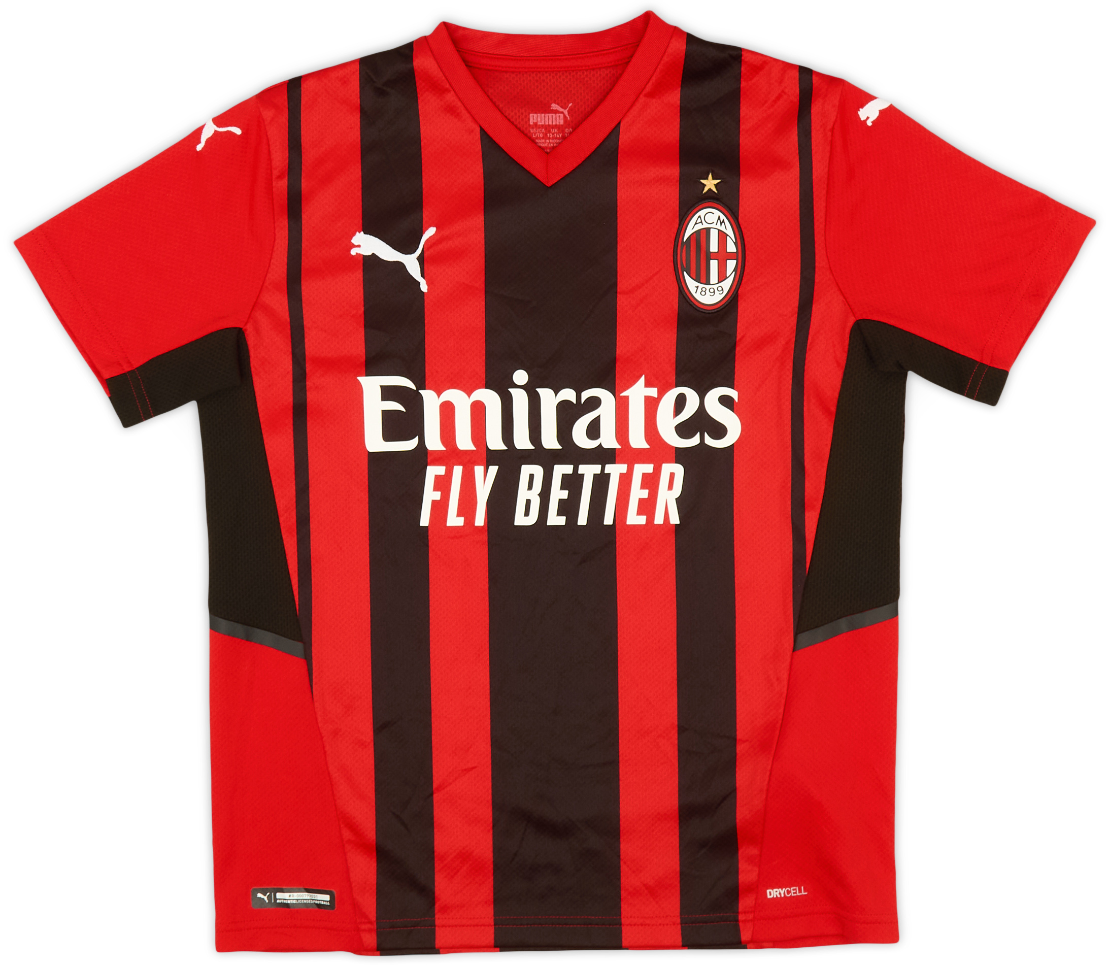 2020-21 AC Milan Basic Home Shirt #4 - 9/10 - (L.Boys)