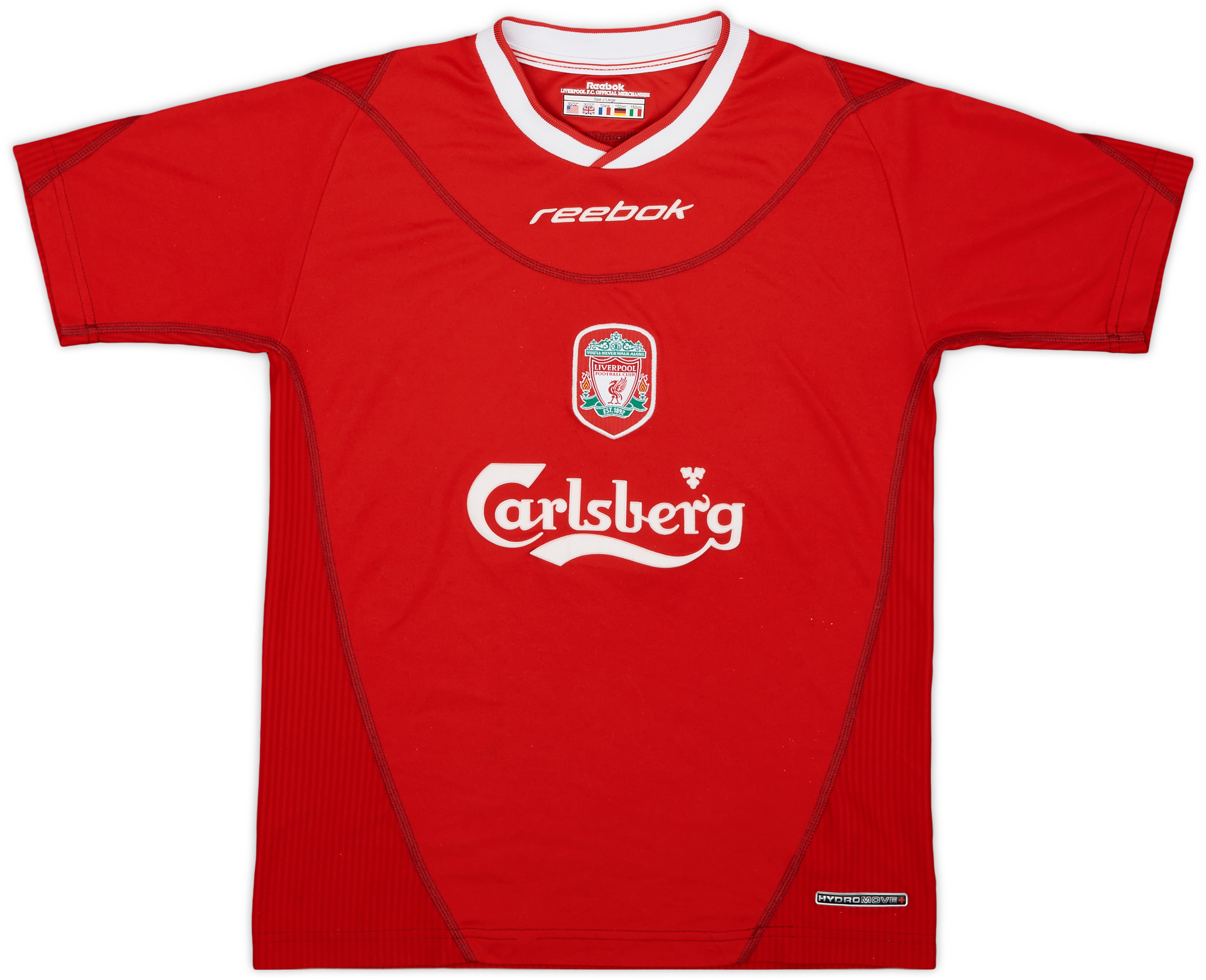 2002-04 Liverpool Home Shirt - 9/10 - (L.Boys)