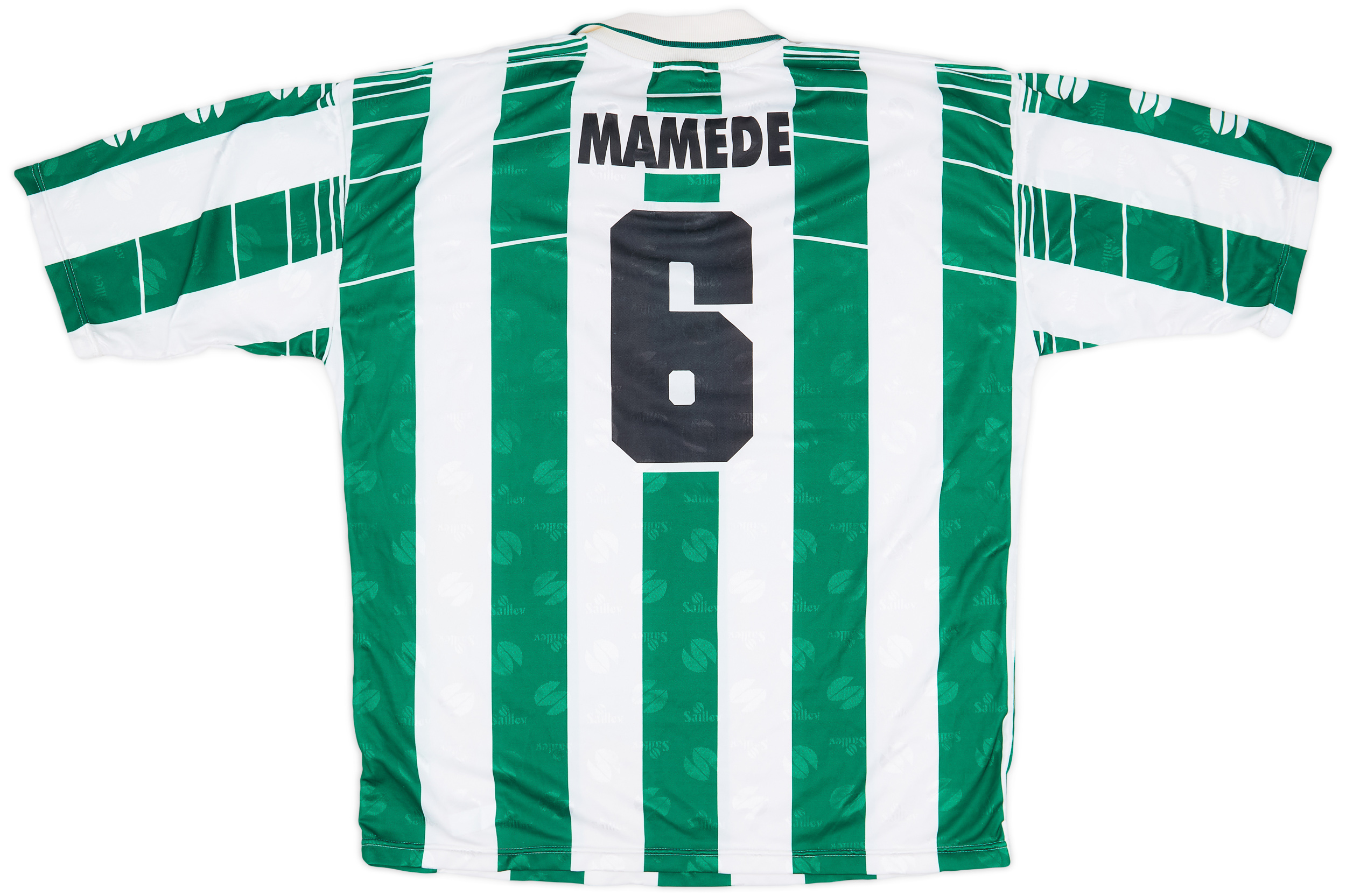 1999-00 Vitória de Setúbal Match Worn Home Shirt Mamede #6