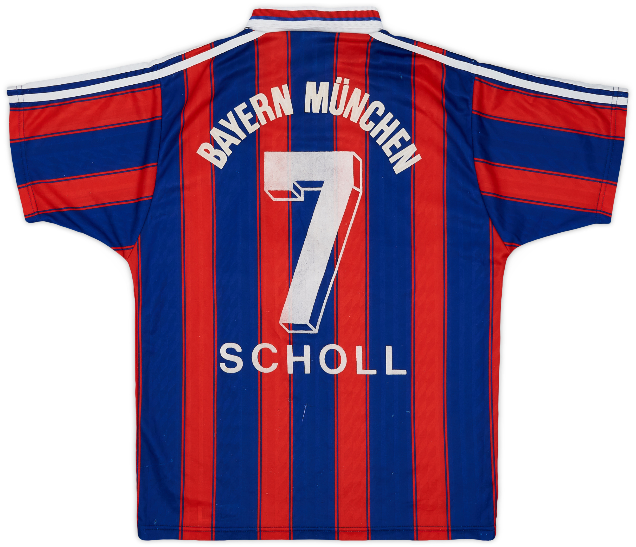 1995-97 Bayern Munich Home Shirt Scholl #7 - 5/10 - (S)