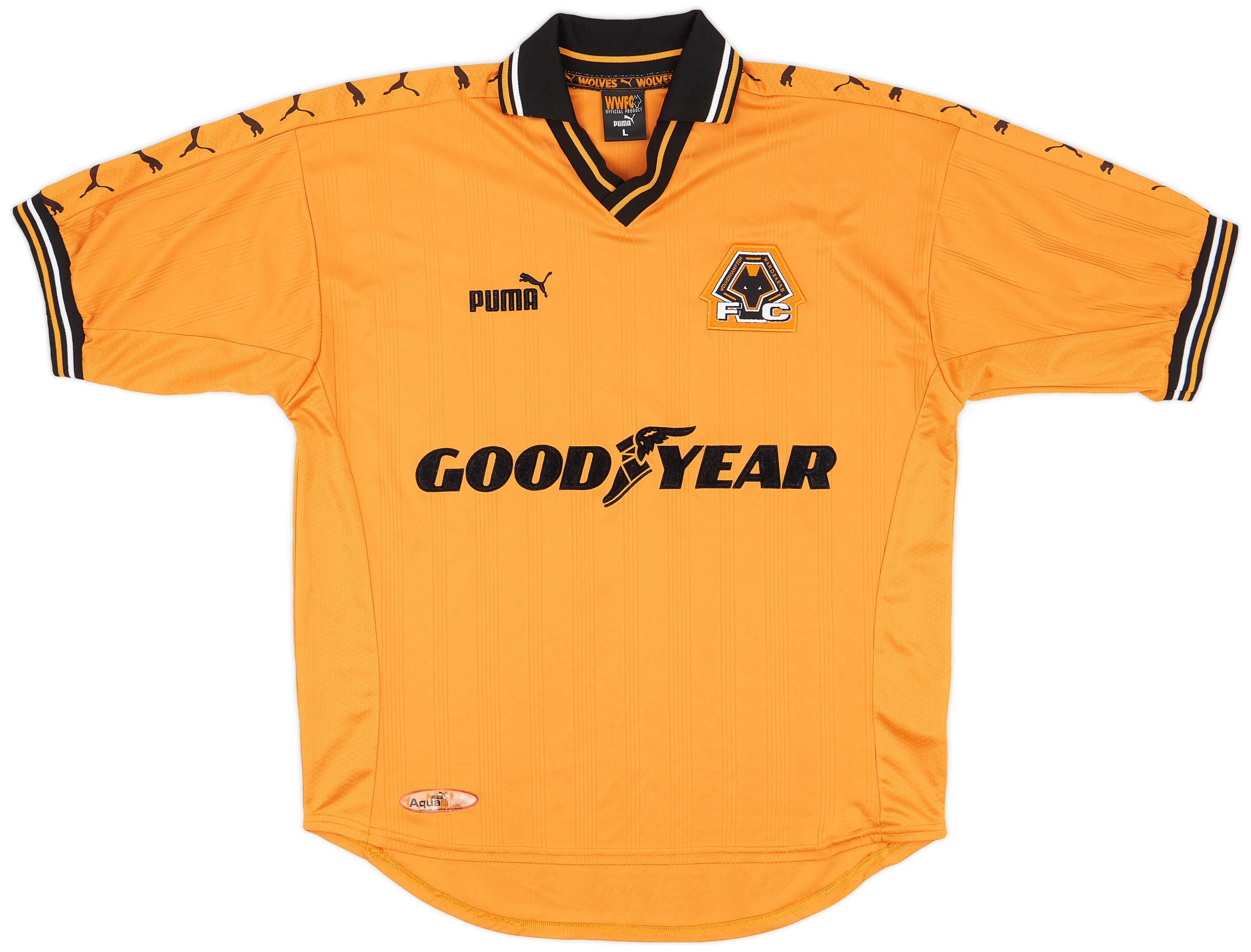 1998-00 Wolves Home Shirt - 9/10 - (L)