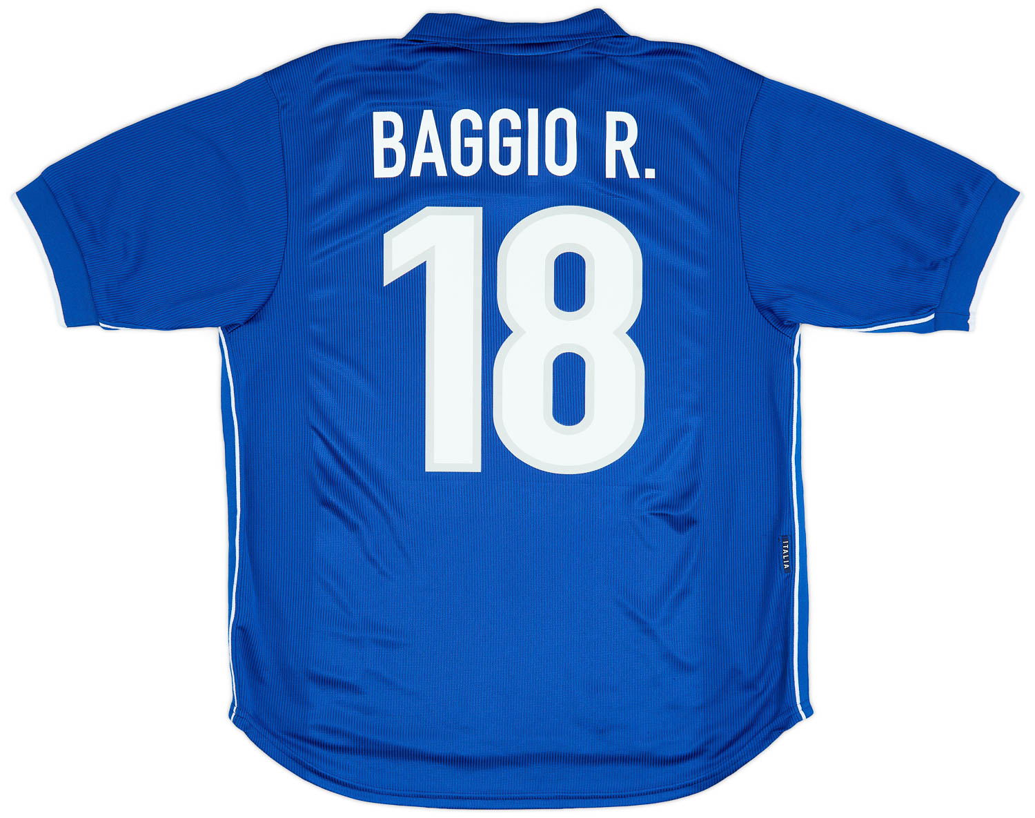 1997-98 Italy Home Shirt Baggio #18 - 8/10 - (L)
