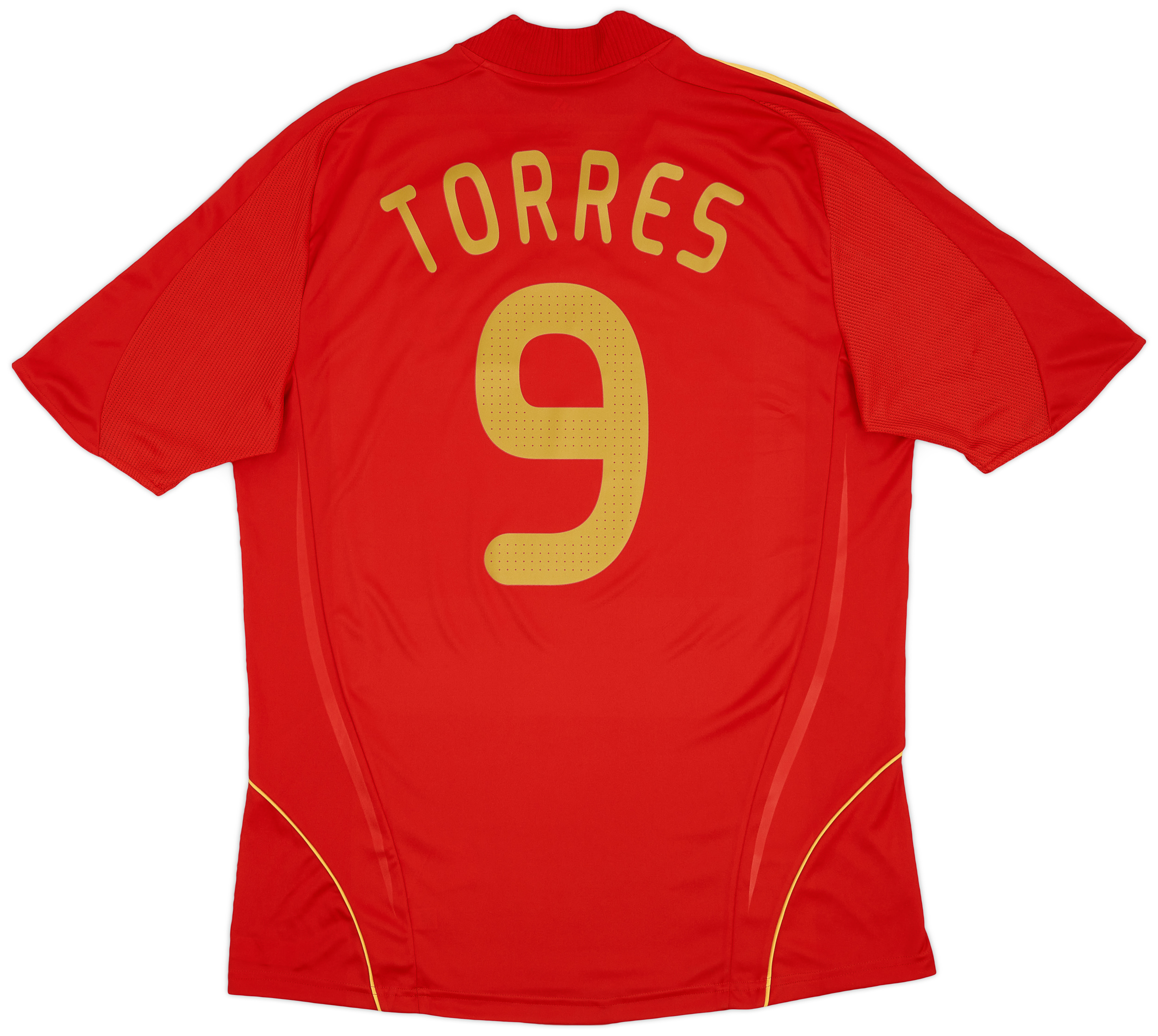 2007-09 Spain Home Shirt Torres #9 - 9/10 - (L)
