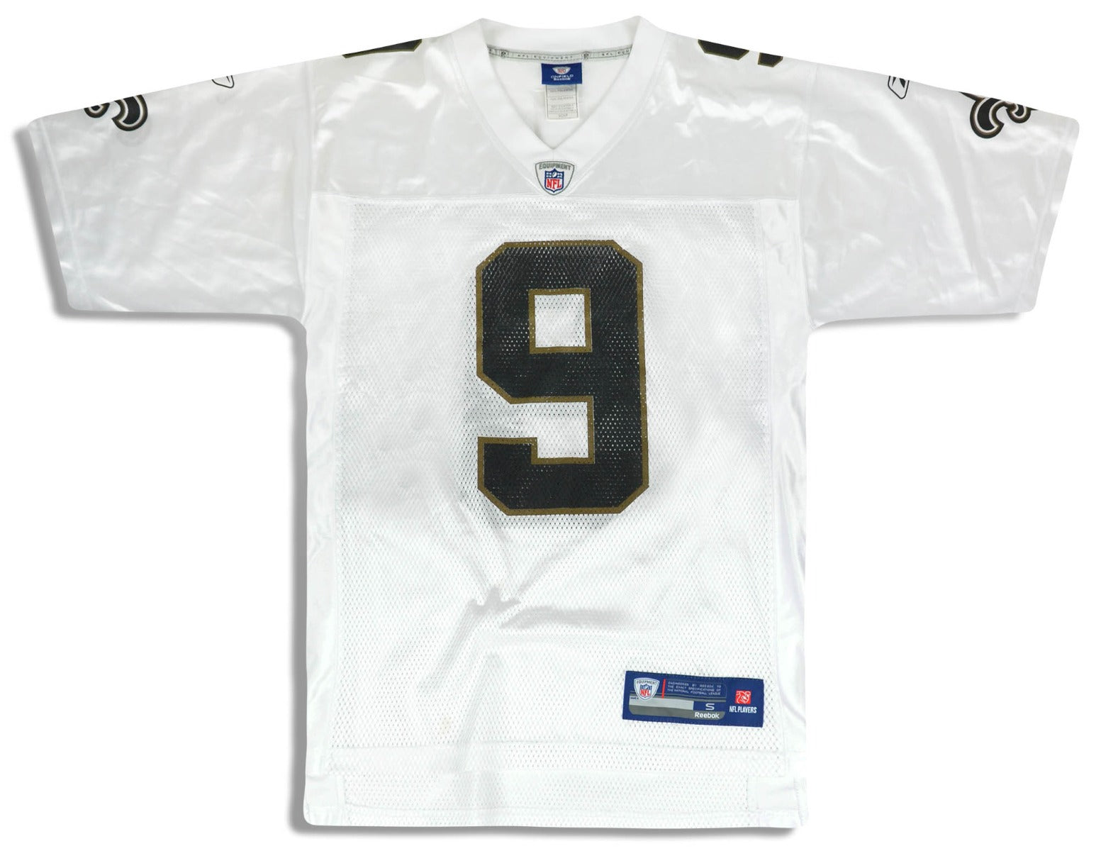 2009-11 New Orleans Saints Brees #9 Reebok On Field Jersey (Away) S