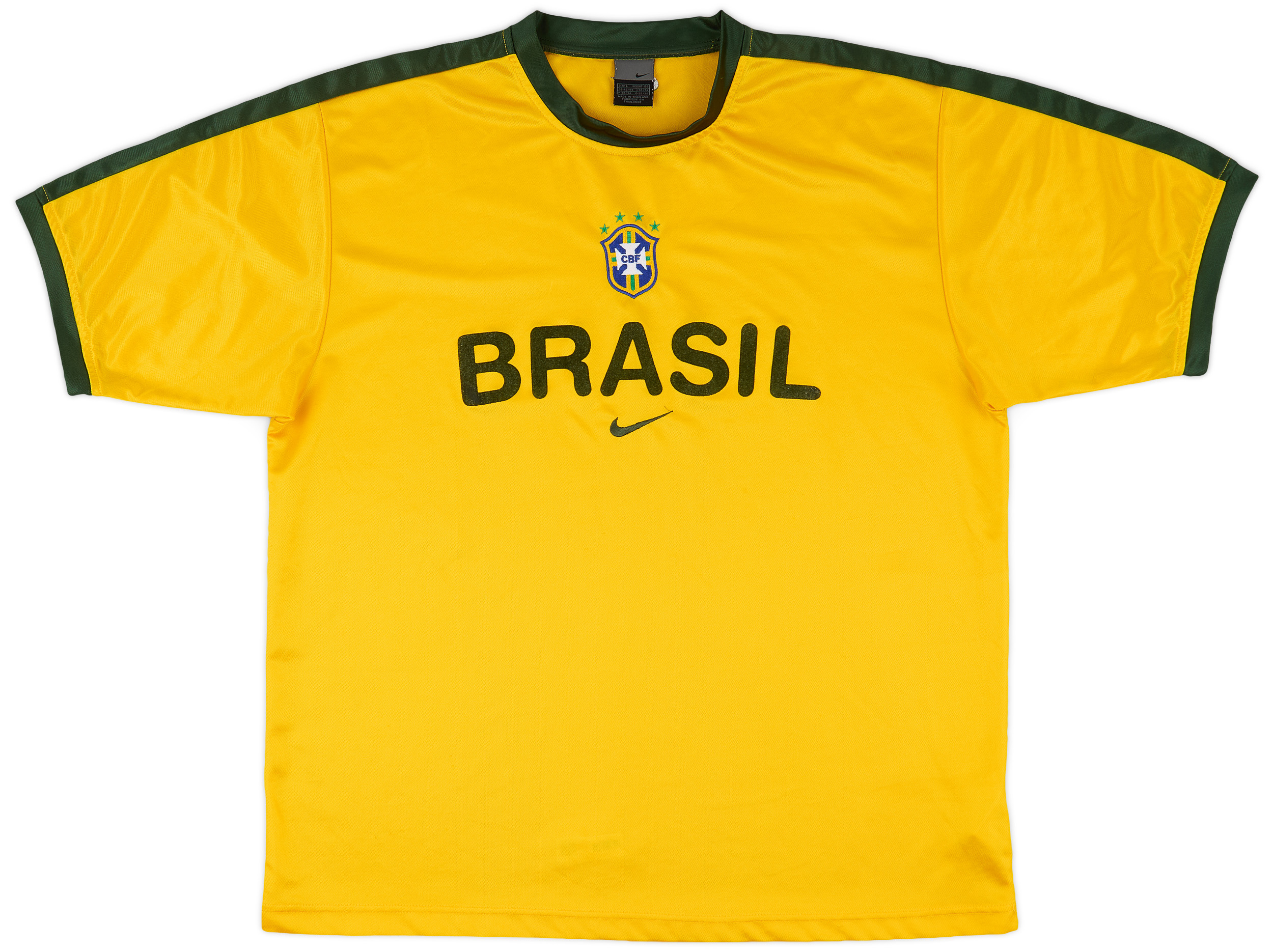 2002-03 Brazil Nike Training Shirt - 9/10 - (L)