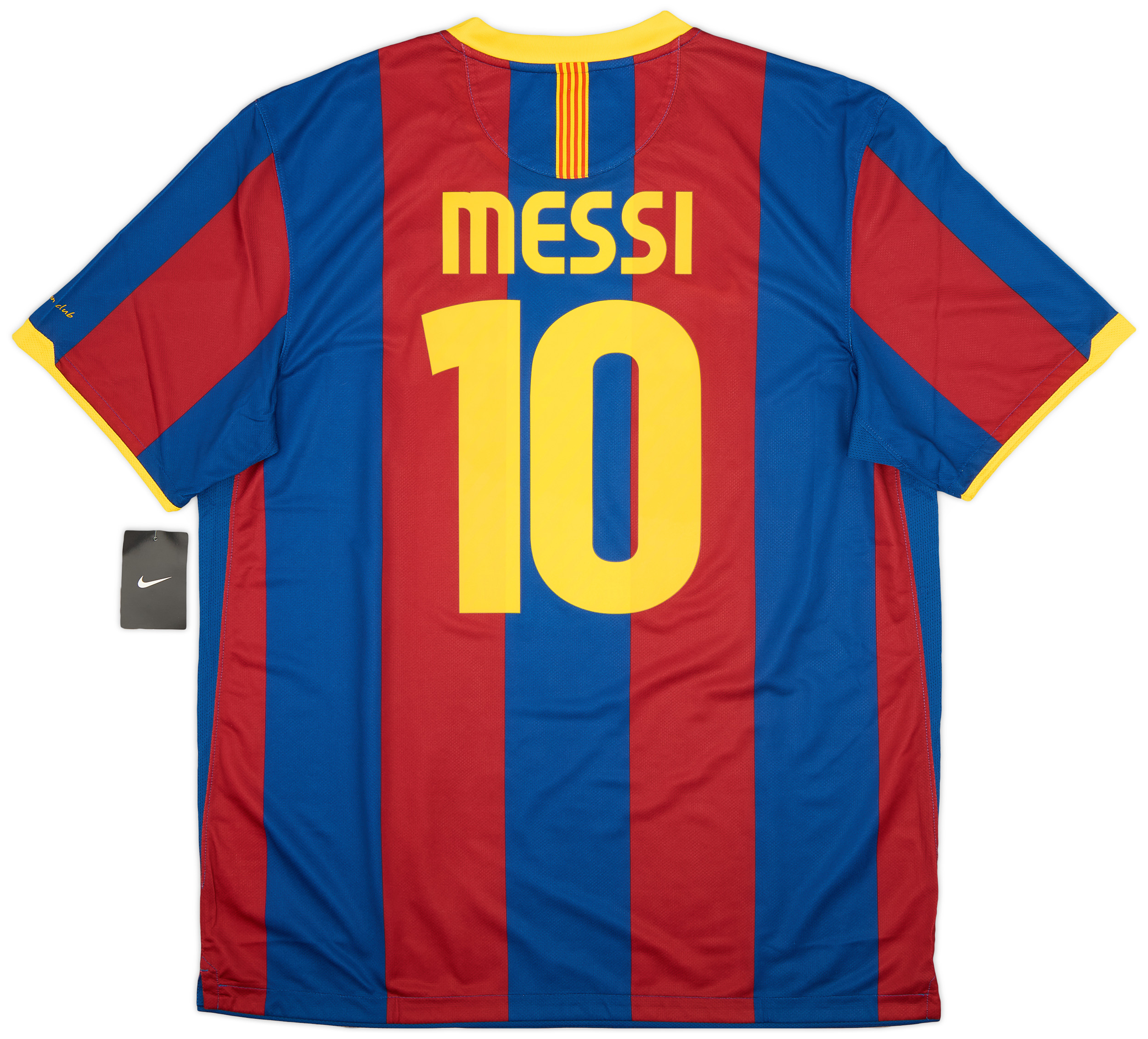 2010-11 Barcelona Authentic Home Shirt Messi #10 (XL)