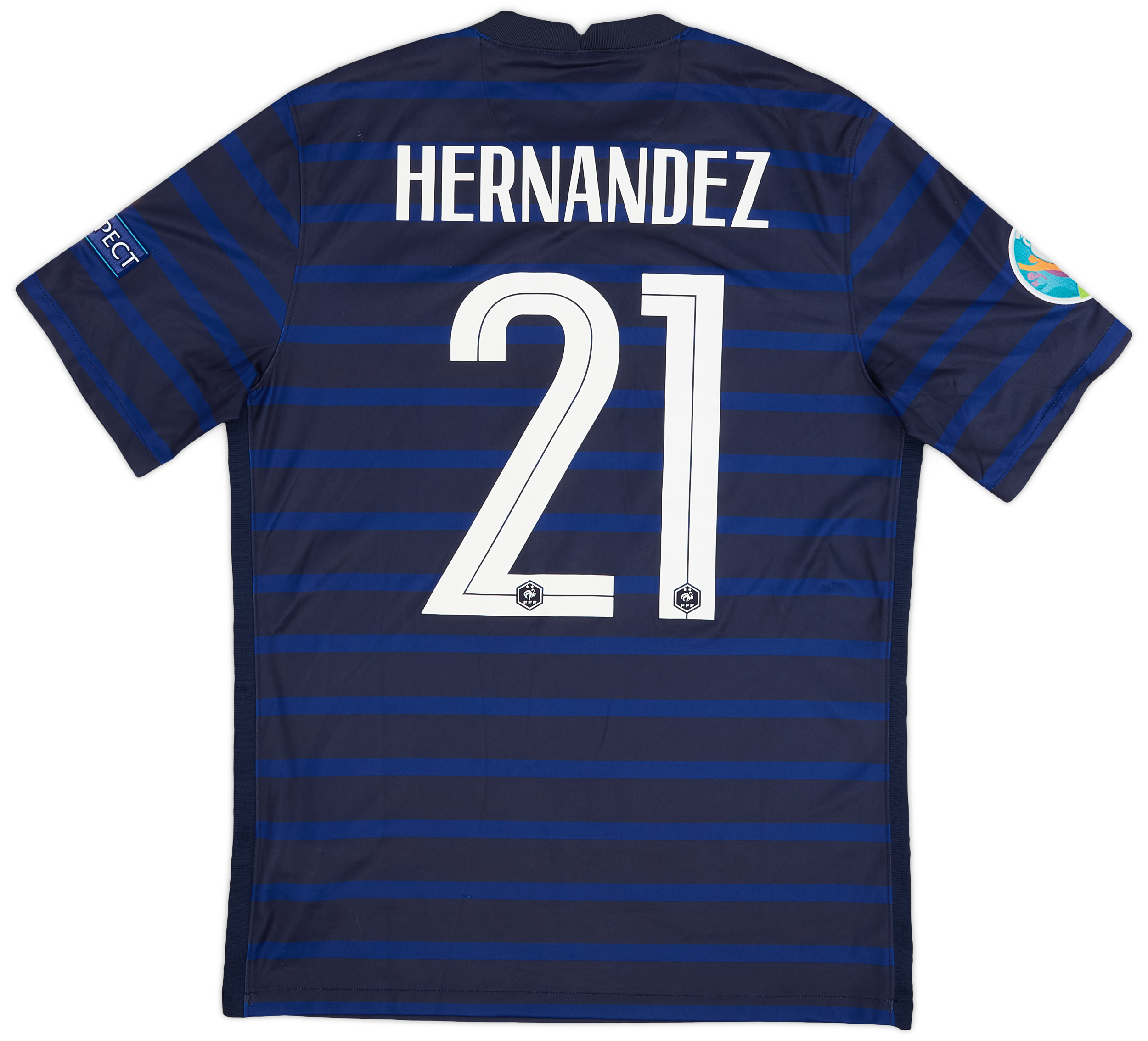 2020-21 France Home Shirt Hernandez #21 - 9/10 - (M)