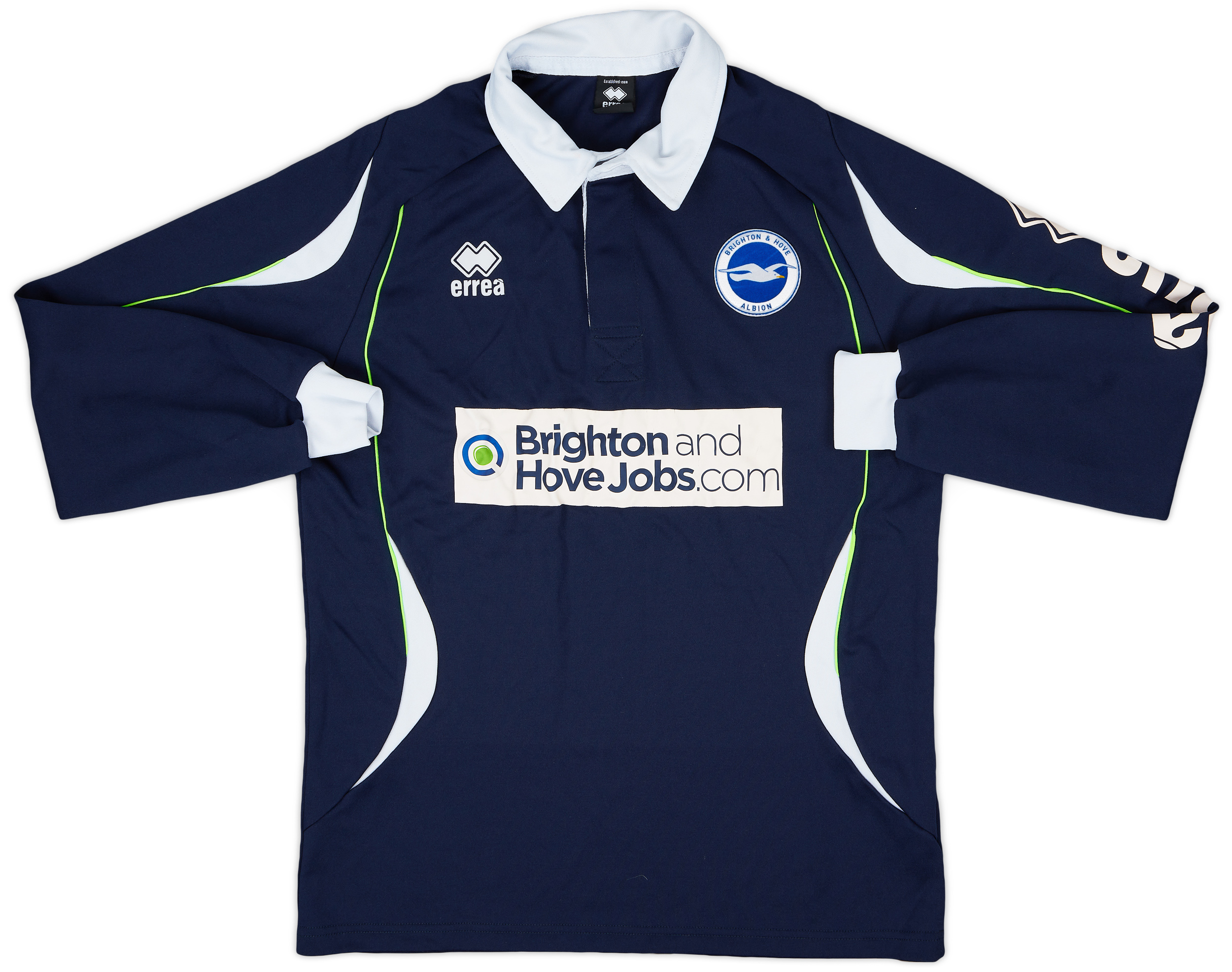 2011-12 Brighton Errea L/S Rugby Shirt - 6/10 - (L)