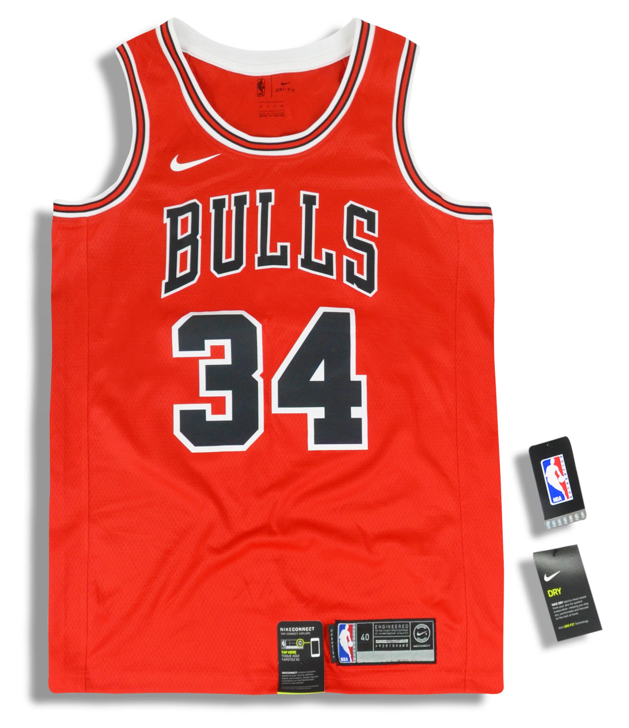 2018-19 Chicago Bulls Carter Jr. #34 Nike Swingman Jersey (Away) S - W/Tags