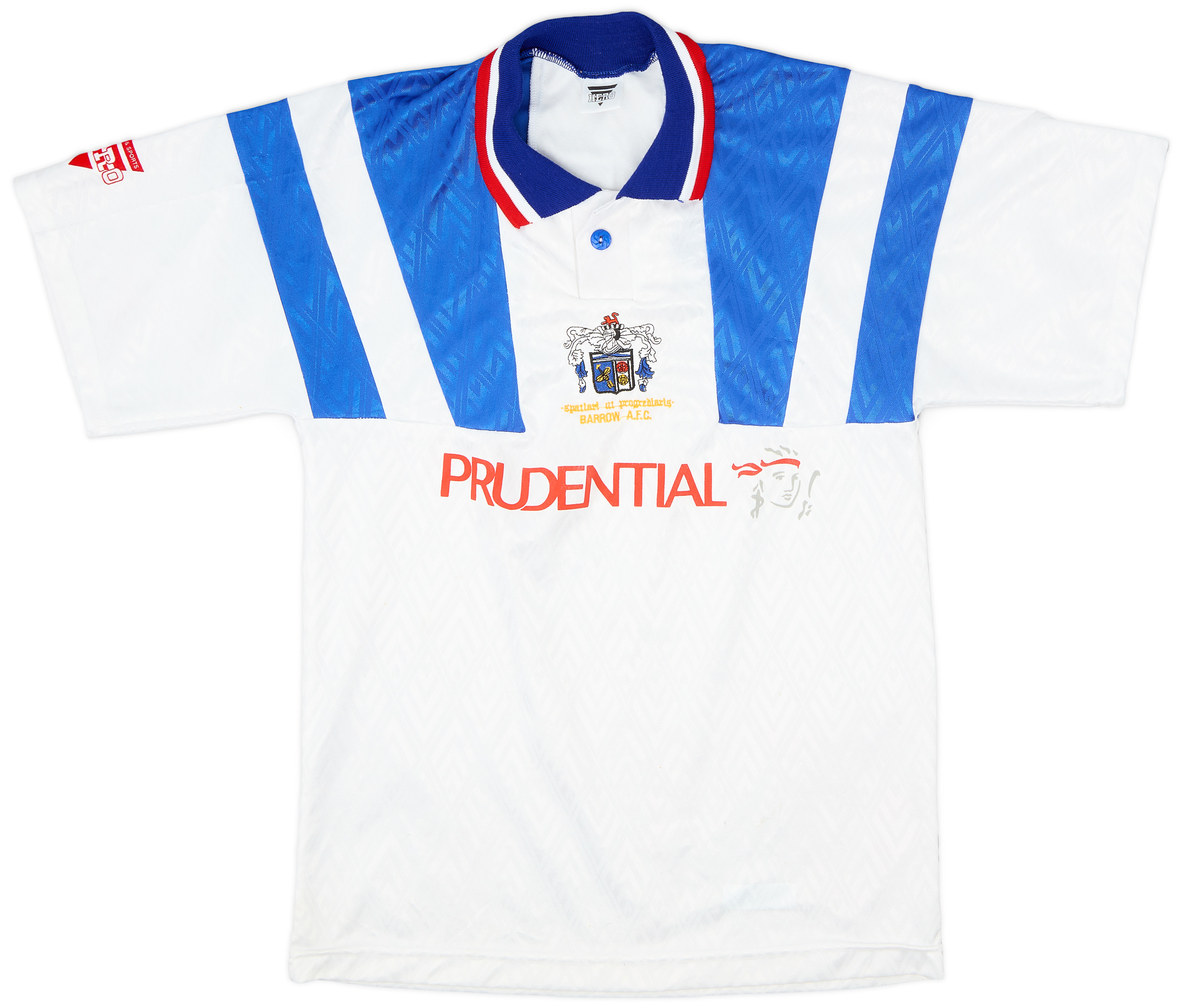 1993-94 Barrow Home Shirt - 8/10 - (L)