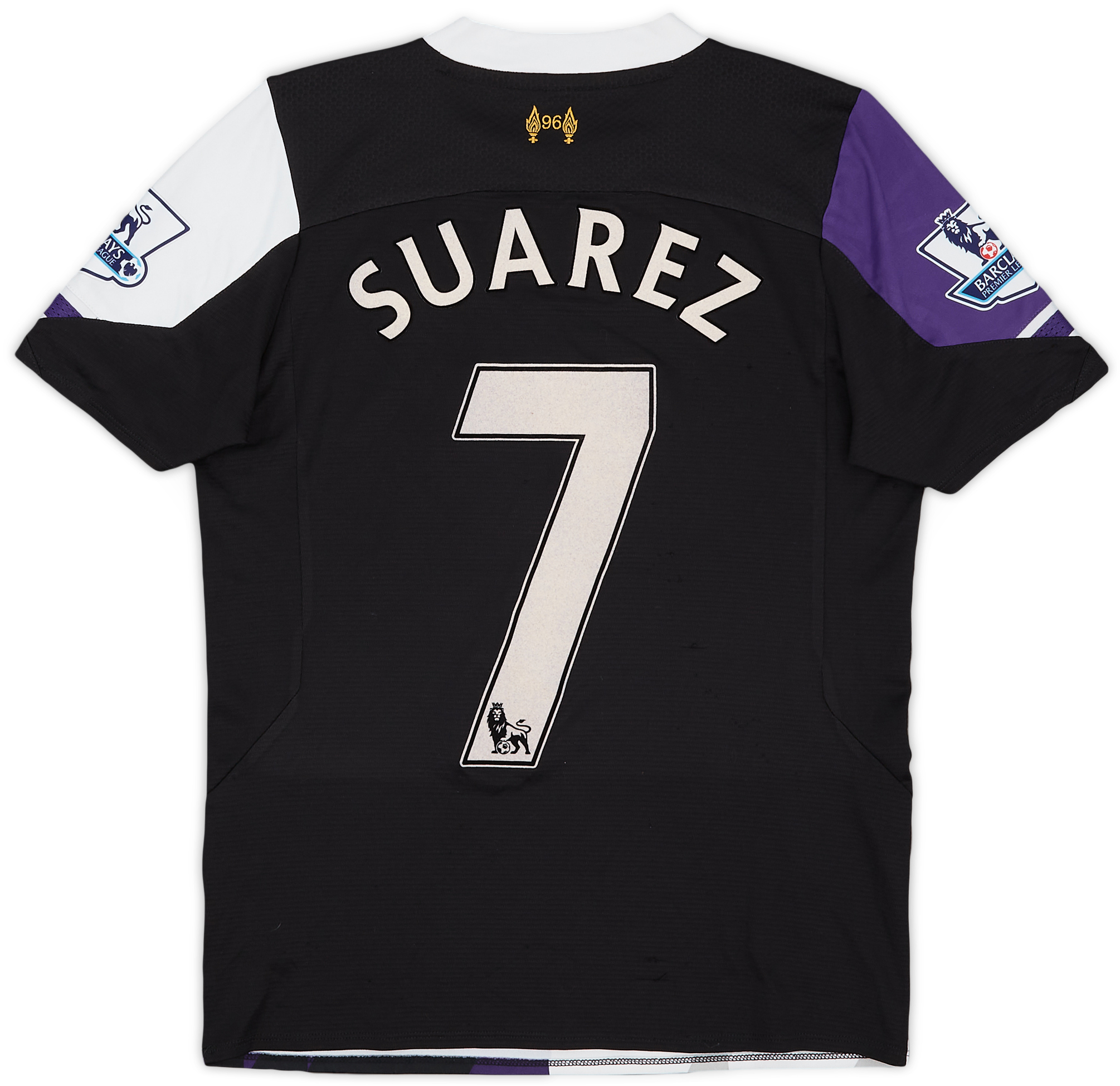 2013-14 Liverpool Third Shirt Suarez #7 - 6/10 - (L.Boys)