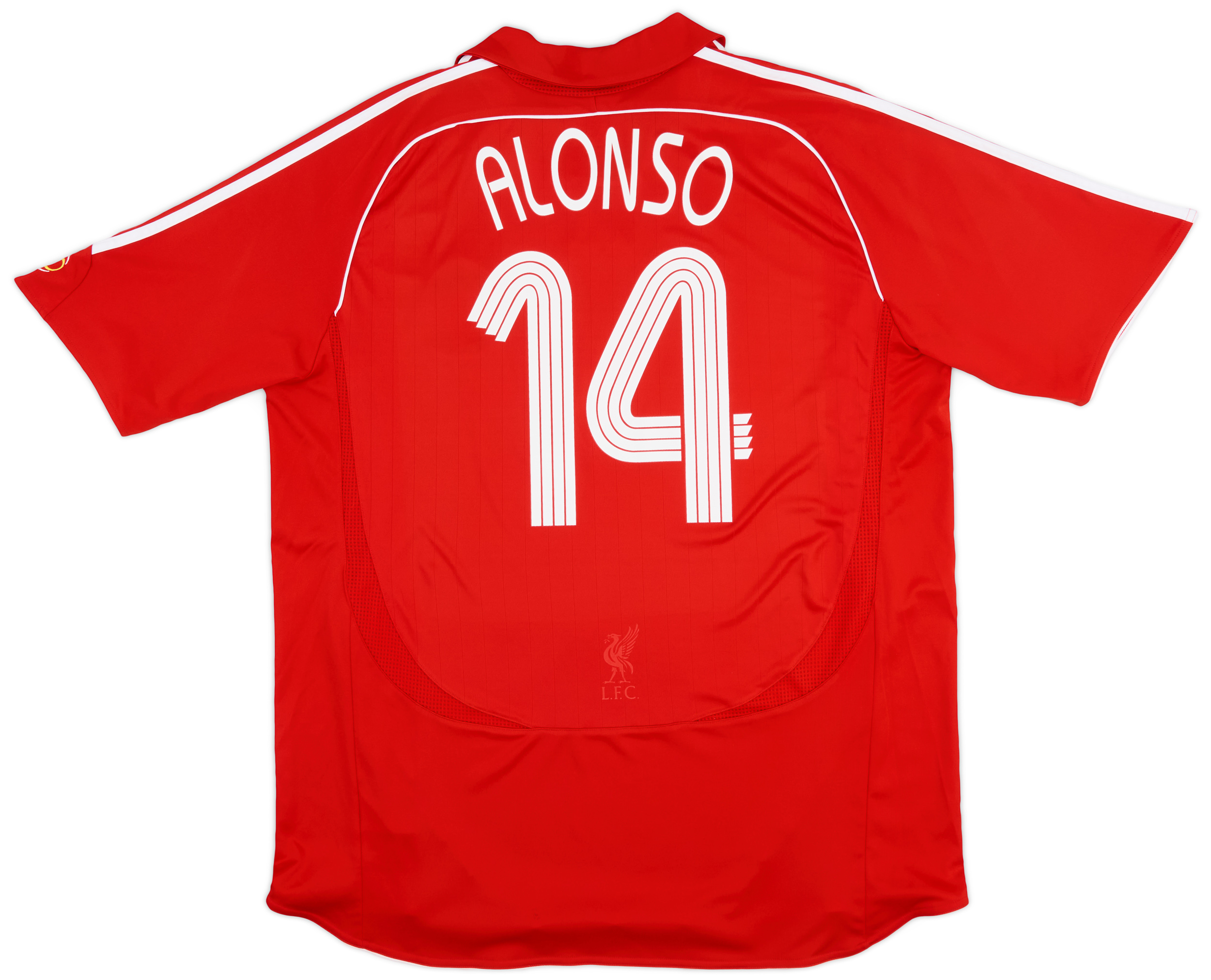 2006-08 Liverpool Home Shirt Alonso #14 - 5/10 - (XXL)