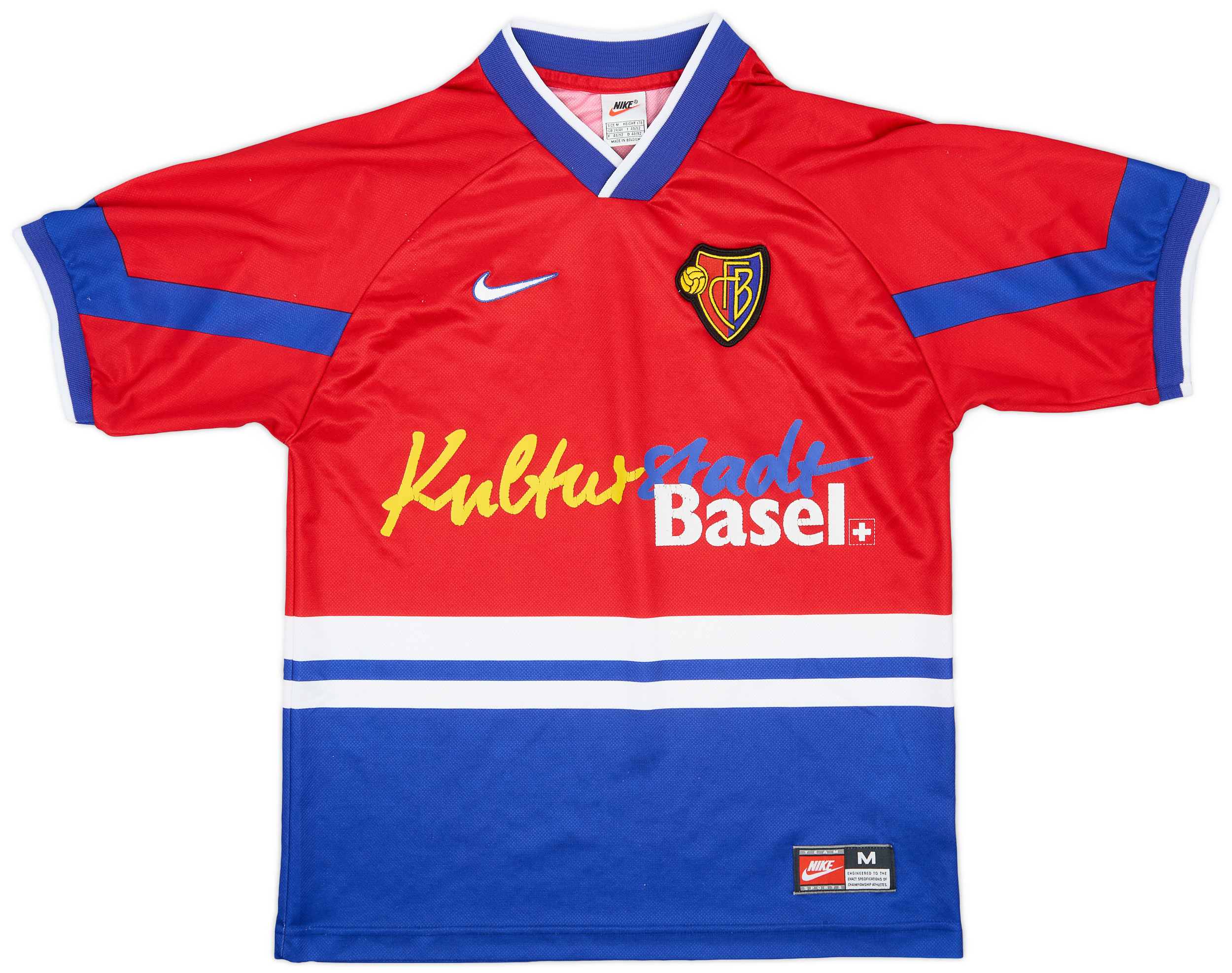 1997-98 FC Basel Home Shirt - 6/10 - (M)