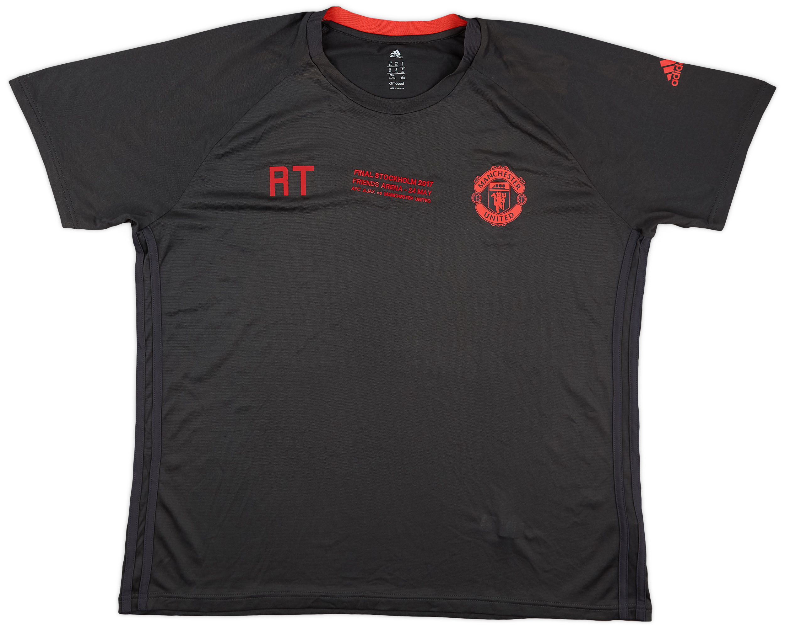 2016-17 Manchester United Staff Issue 'Final' adidas Training Shirt 'RT ...