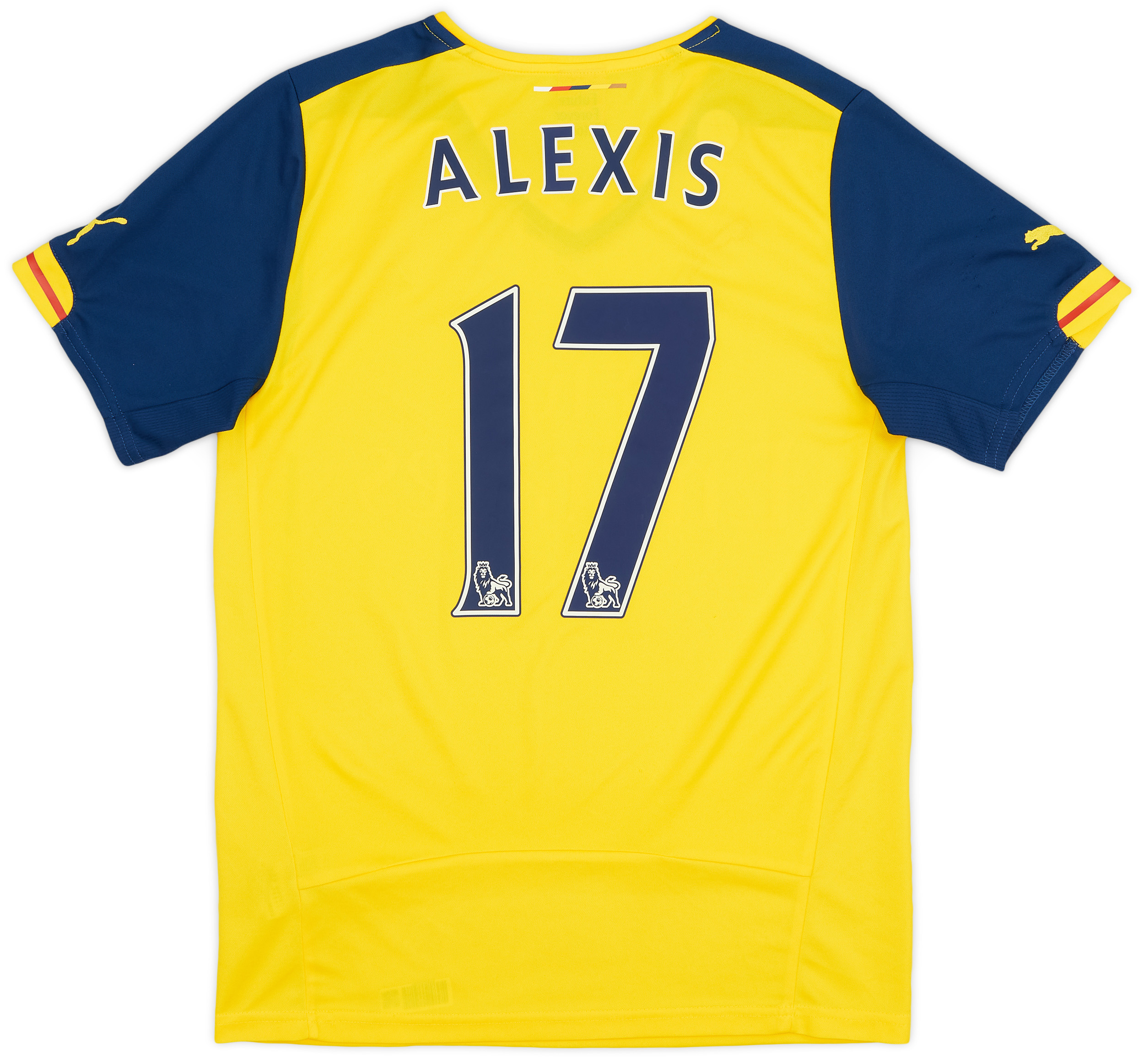 2014-15 Arsenal Away Shirt Alexis #17 - 9/10 - (S)