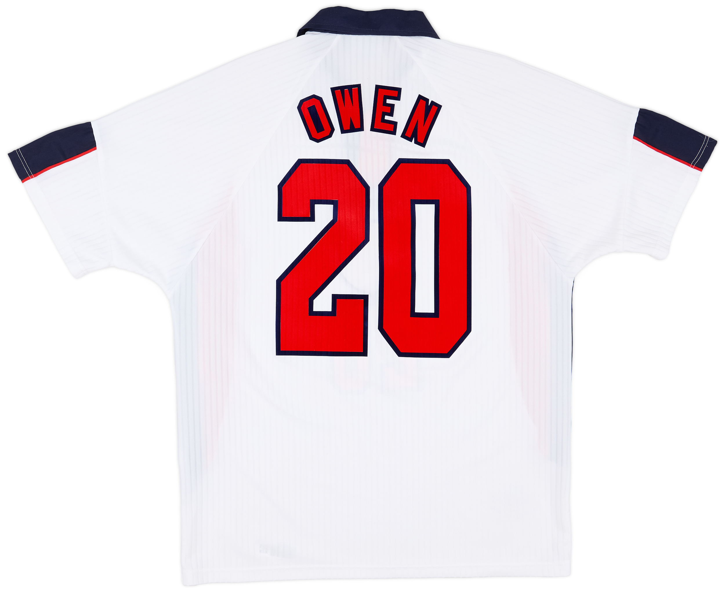 1997-99 England Home Shirt Owen #20 - 8/10 - (L)