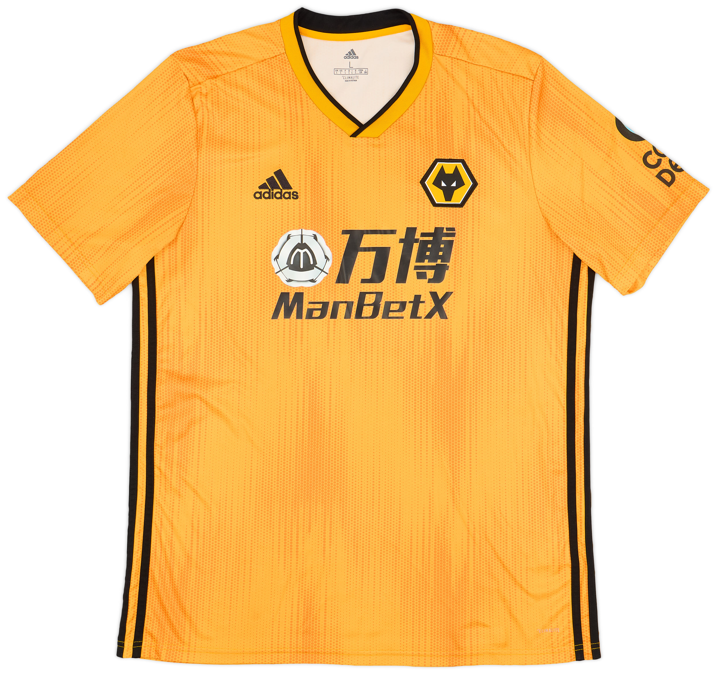 2019-20 Wolves Home Shirt - 9/10 - (L)
