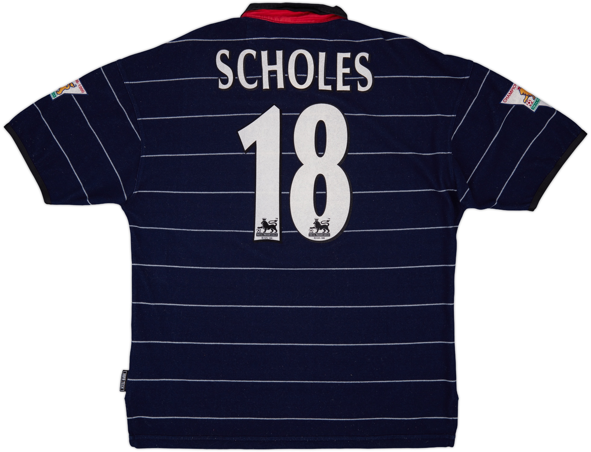 1999-00 Manchester United Away Shirt Scholes #18 - 8/10 - (L) 1999-00 Manchester United Away Shirt Scholes #18 - 8/10 - (L)