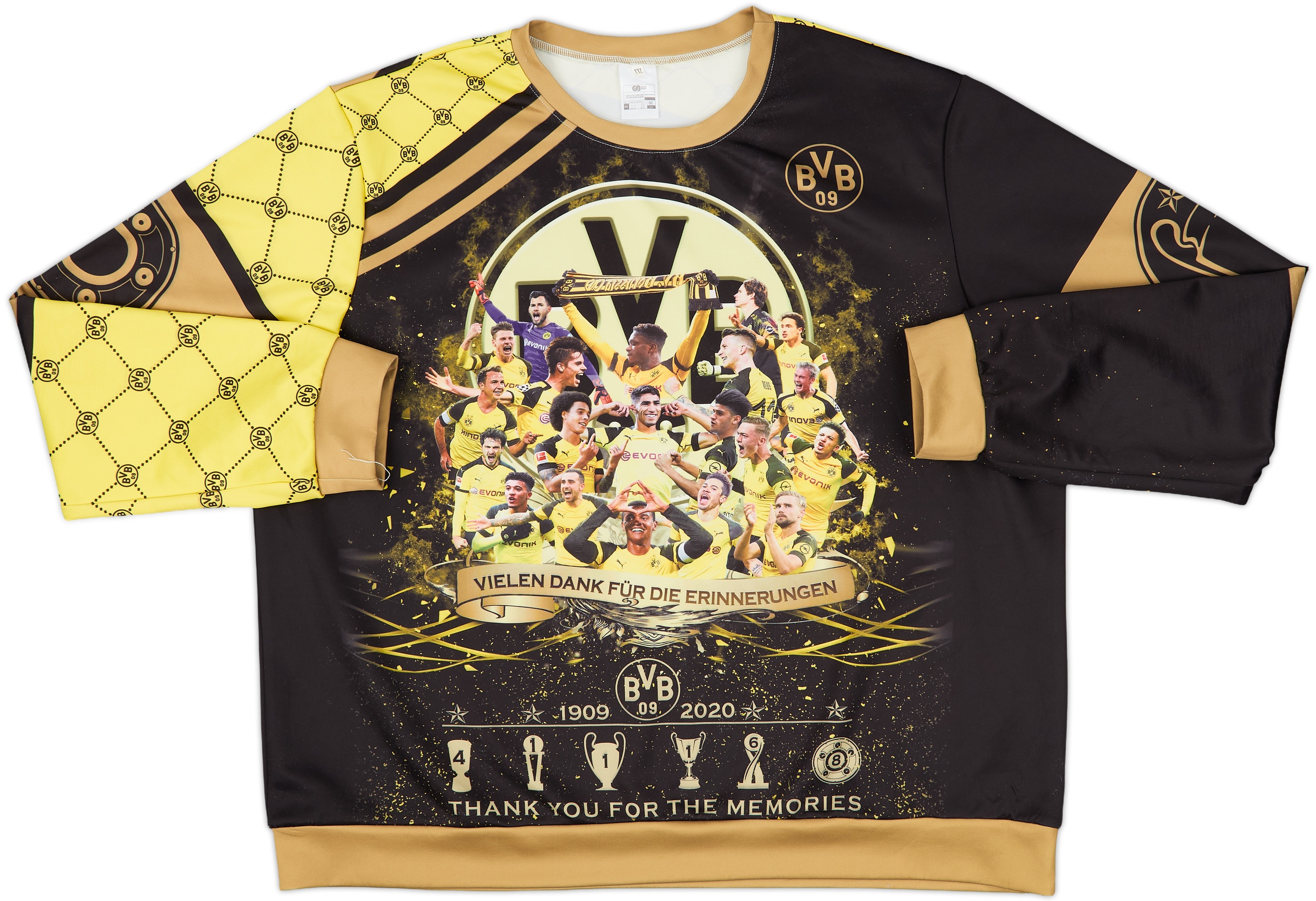 2017-18 Borussia Dortmund Fan Training Top - 8/10 - (XXL)
