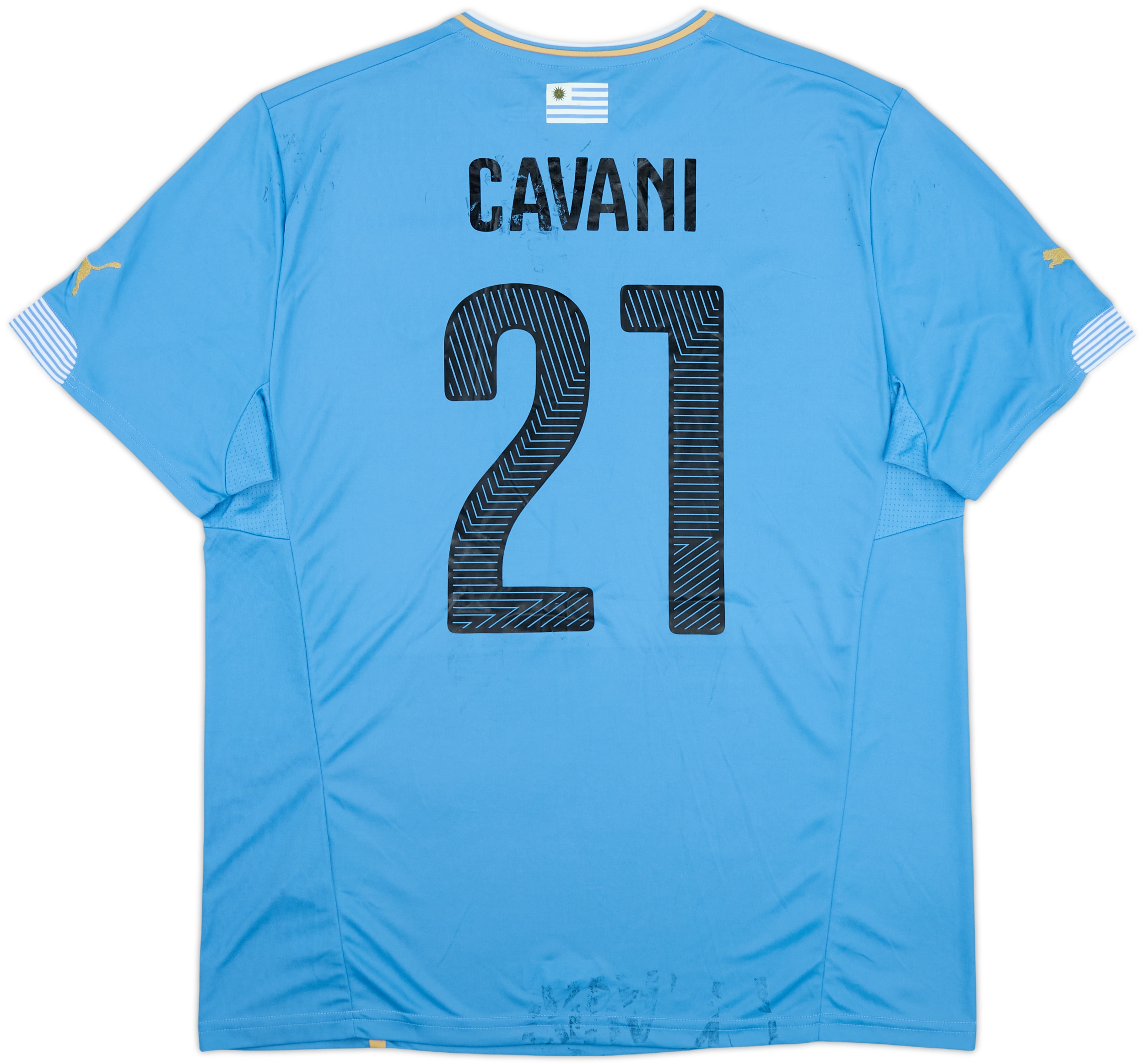 2014-15 Uruguay Home Shirt Cavani #21 (XL)