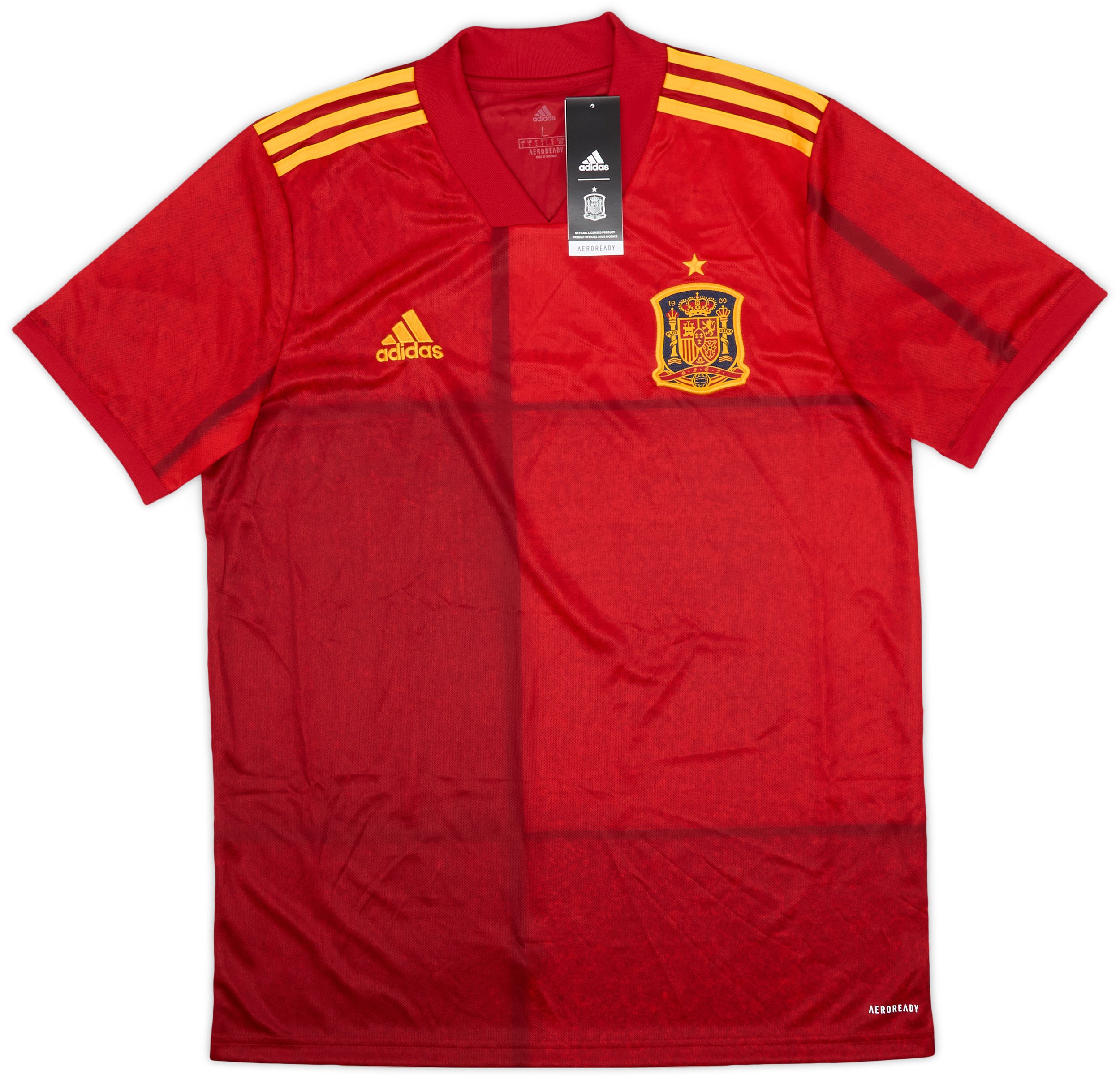 2020-21 Spain Home Shirt (S)