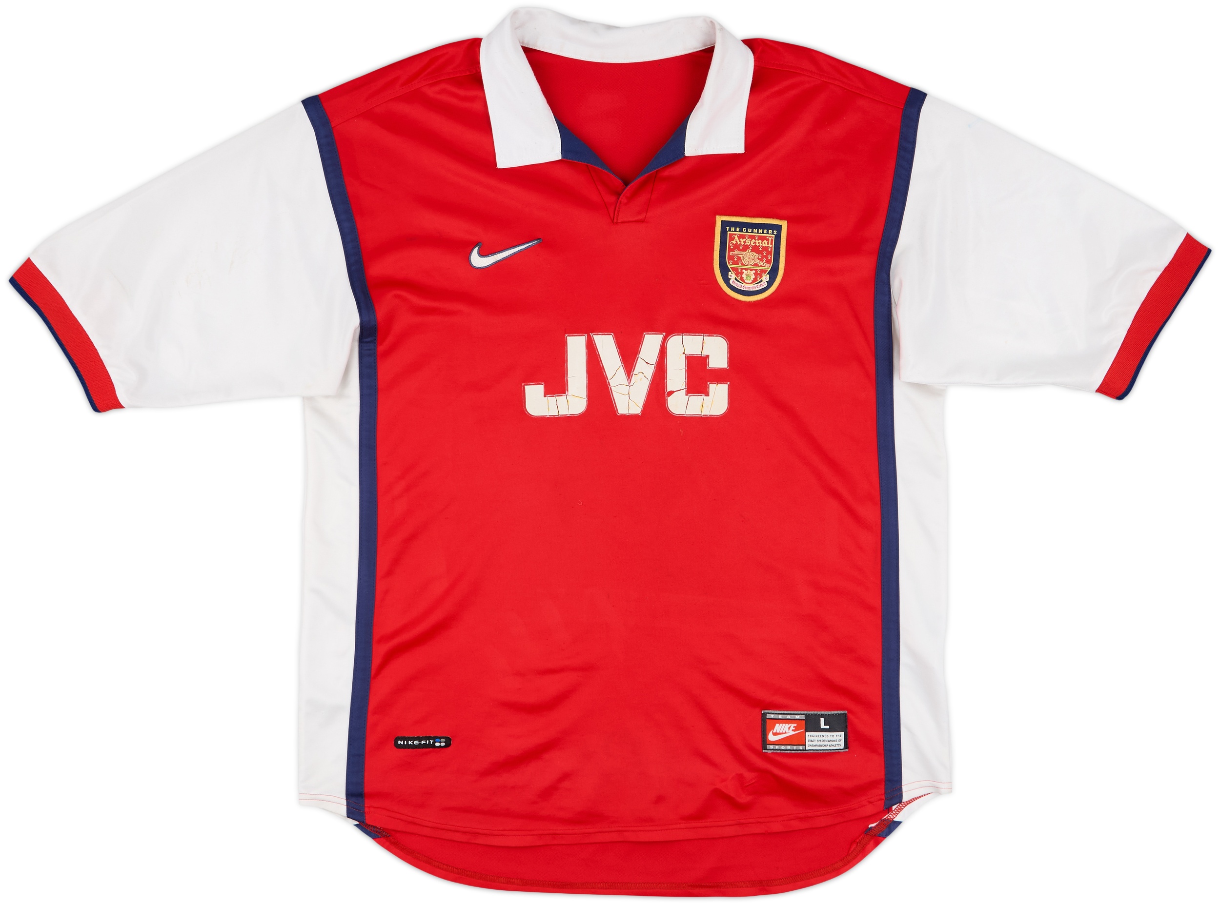 1998-99 Arsenal Home Shirt - 4/10 - (L)