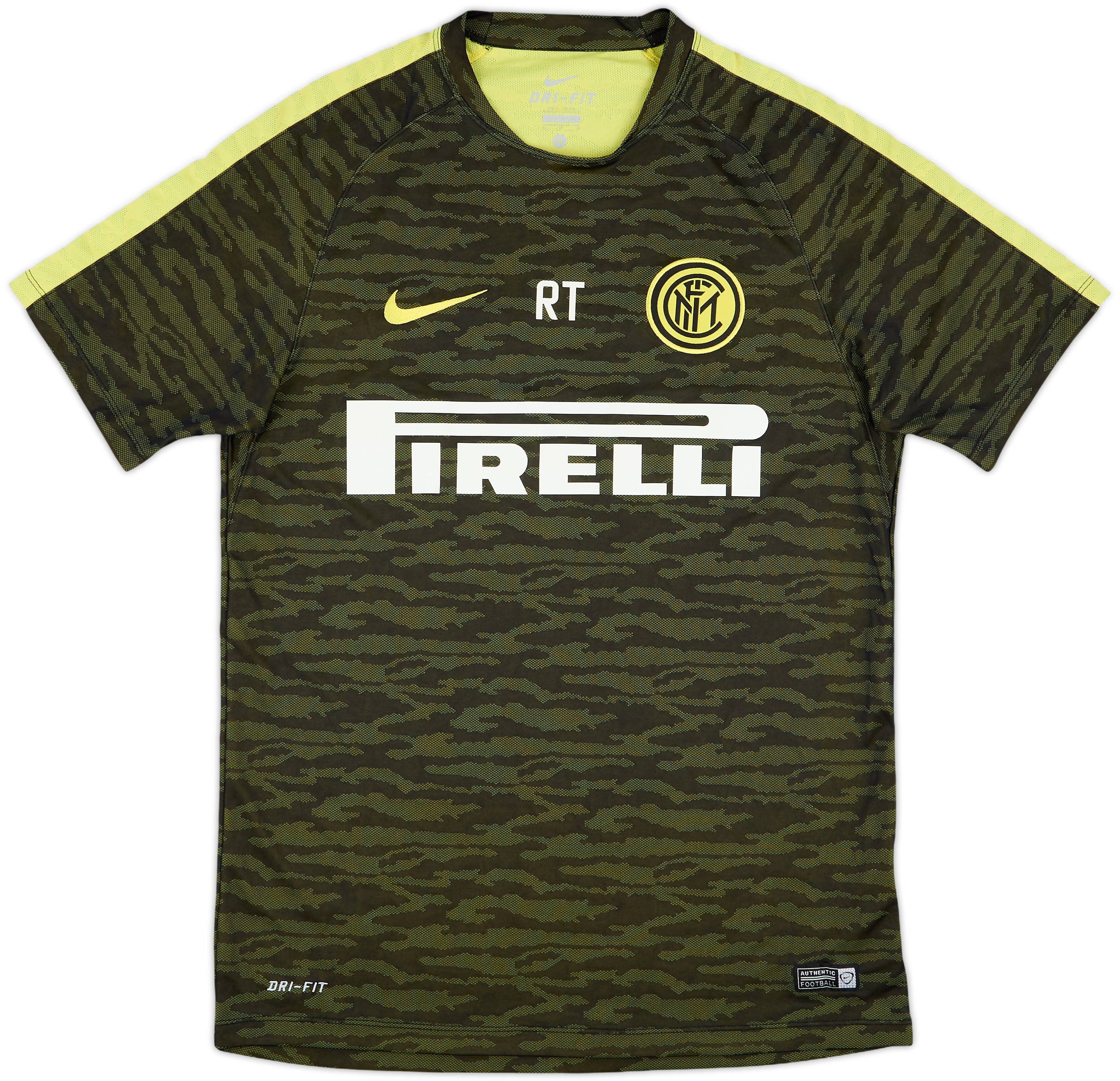 2015-16 Inter Milan Nike Staff Issue Training Shirt RT - 9/10 - (M)