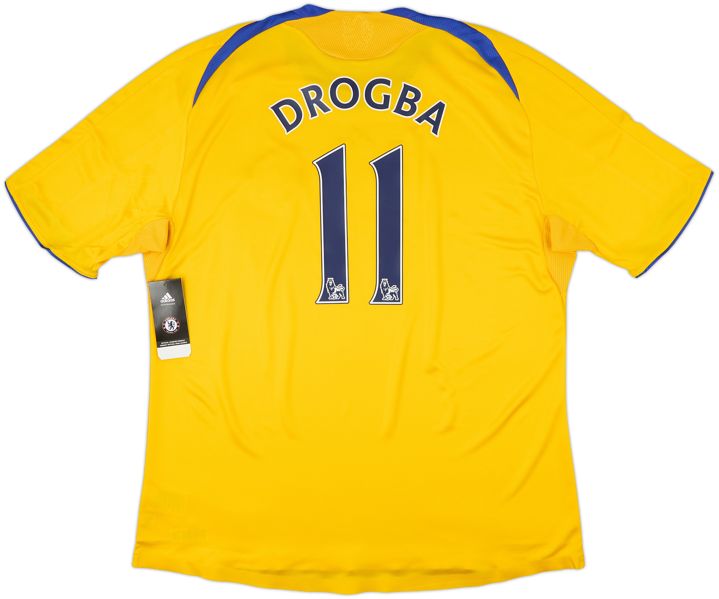 2008-09 Chelsea Player Issue Third Shirt Drogba #11 (XXL)