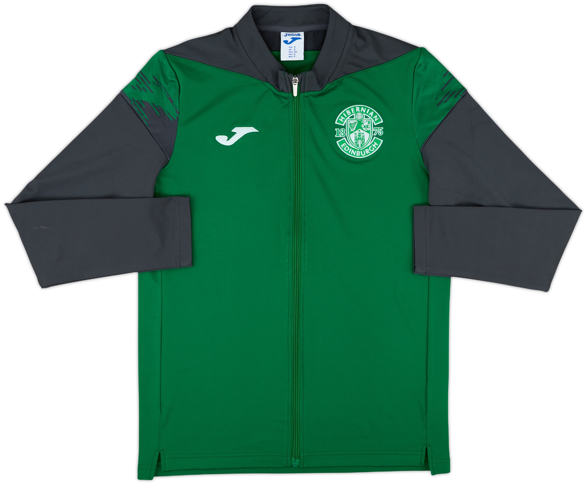 2021-22 Hibernian Joma Track Jacket - 10/10 - (S)