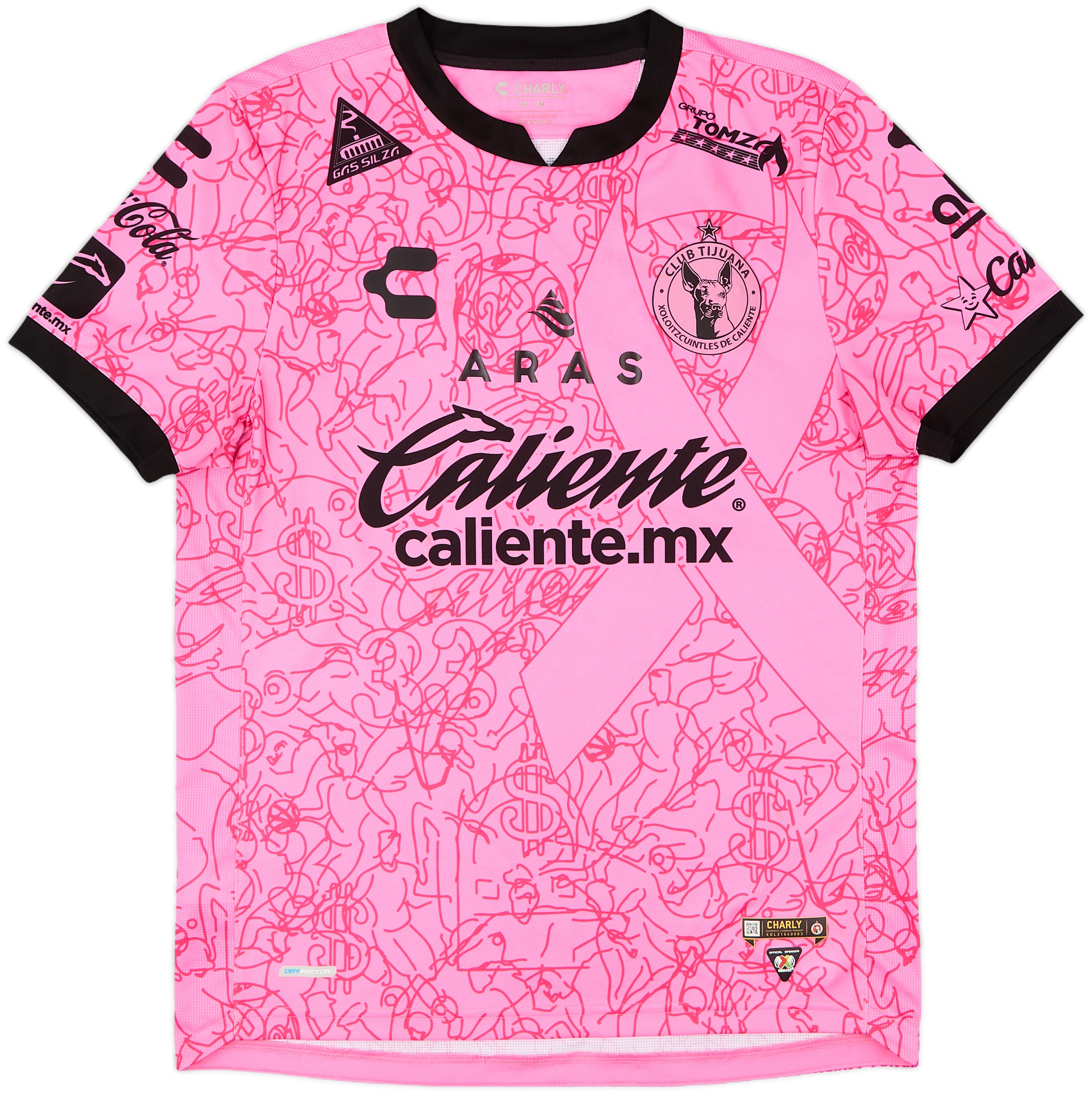 2021-22 Club Tijuana Special 'Pink October' Fourth Shirt - 10/10 - (M)