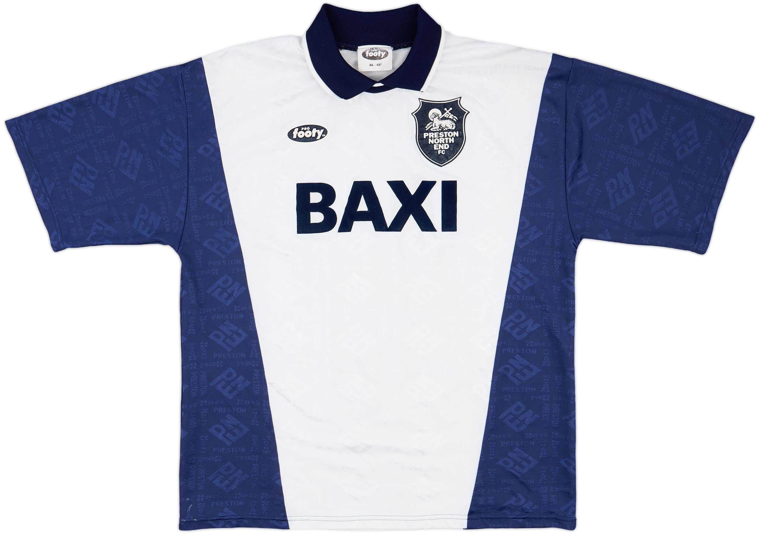 1995-96 Preston North End Home Shirt - 8/10 - (XL)