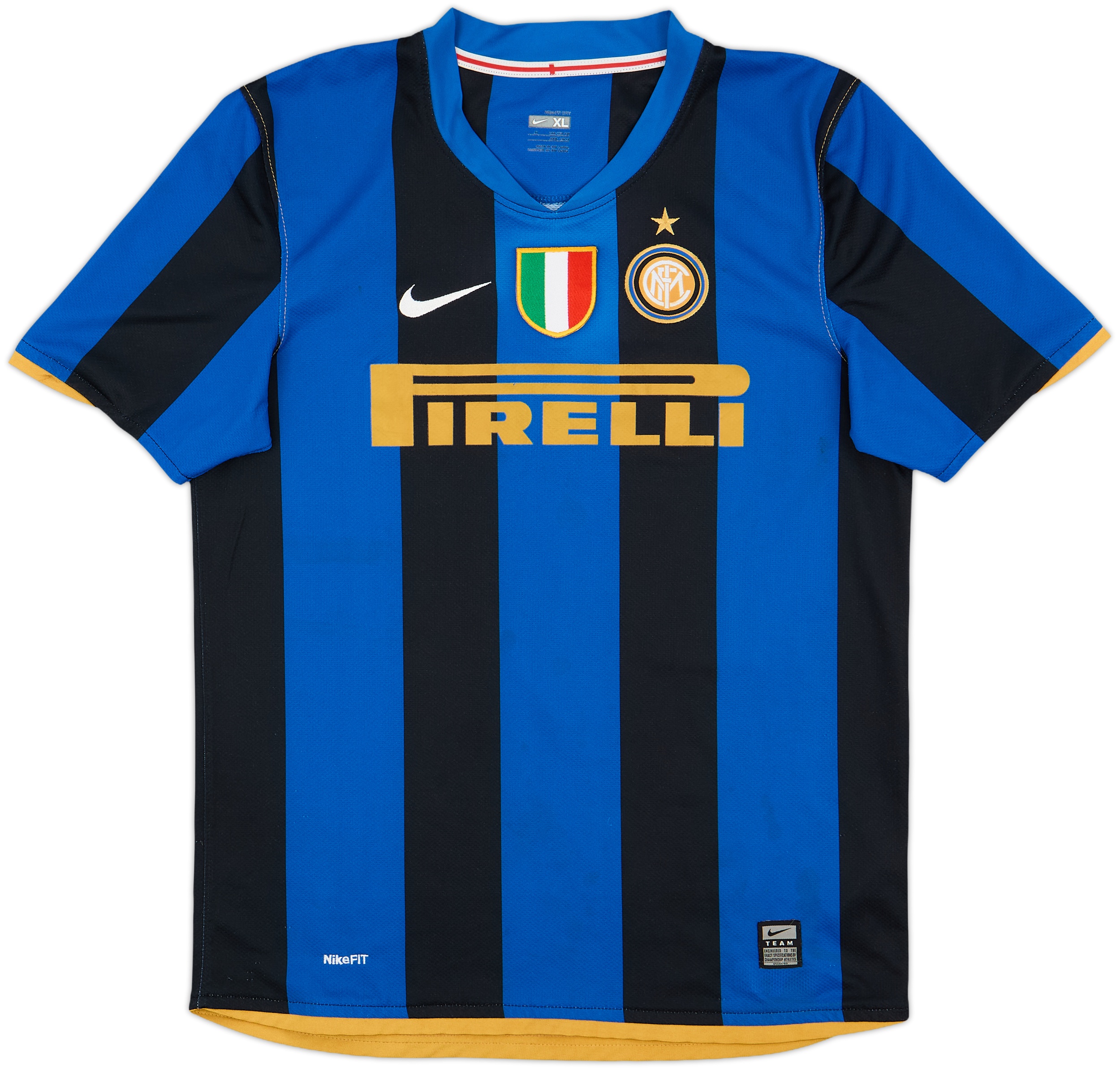 2008-09 Inter Milan Home Shirt - 8/10 - (XL.Boys)